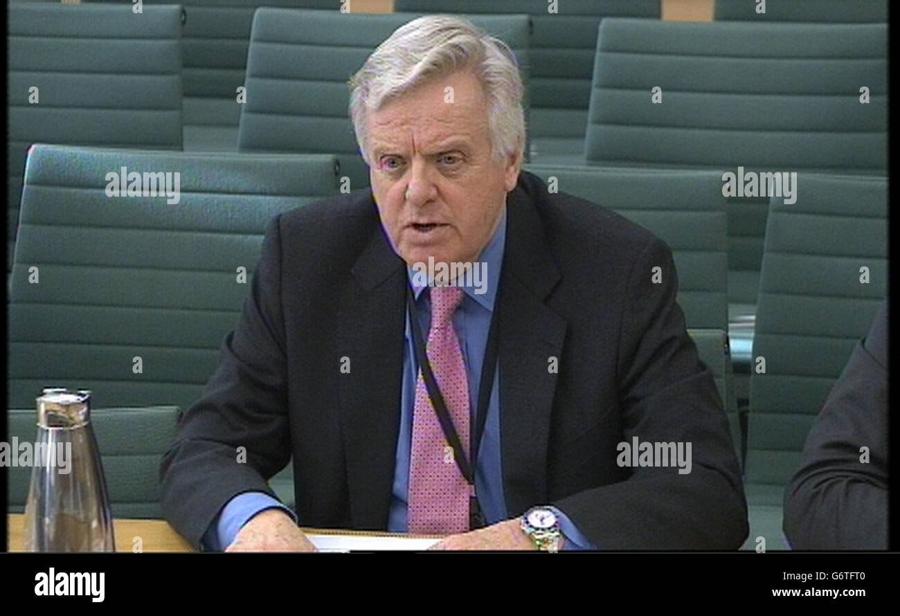 Former BBC chairman Lord Grade, gives evidence to the Culture, Media ...