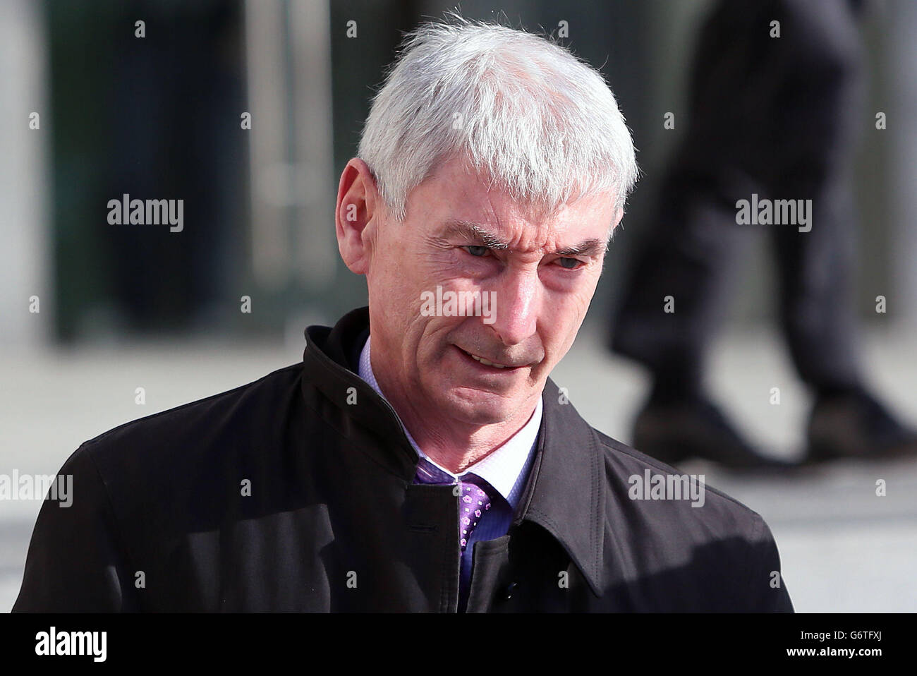 Developer Sean Reilly arrives for the fraud trial of former Anglo Irish ...