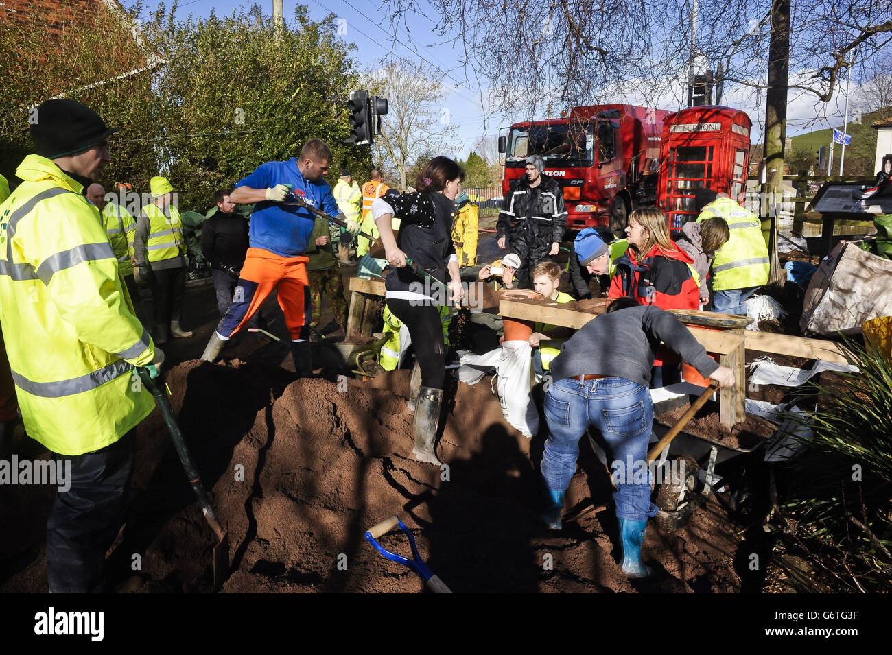 Winter weather Feb 11th Stock Photo - Alamy