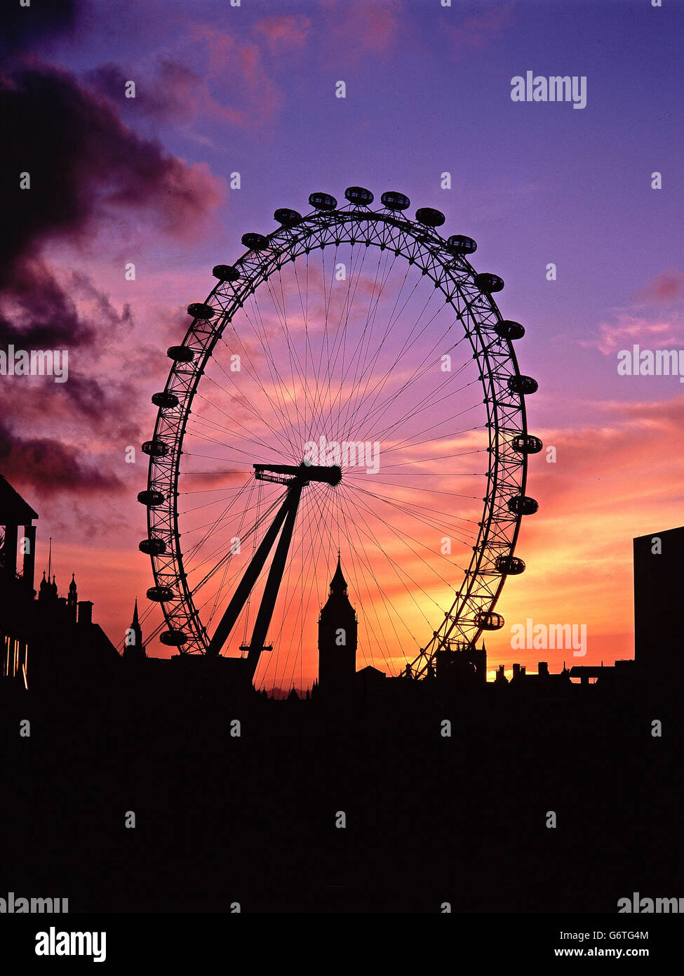 London Eye at the South Bank,London Stock Photo - Alamy