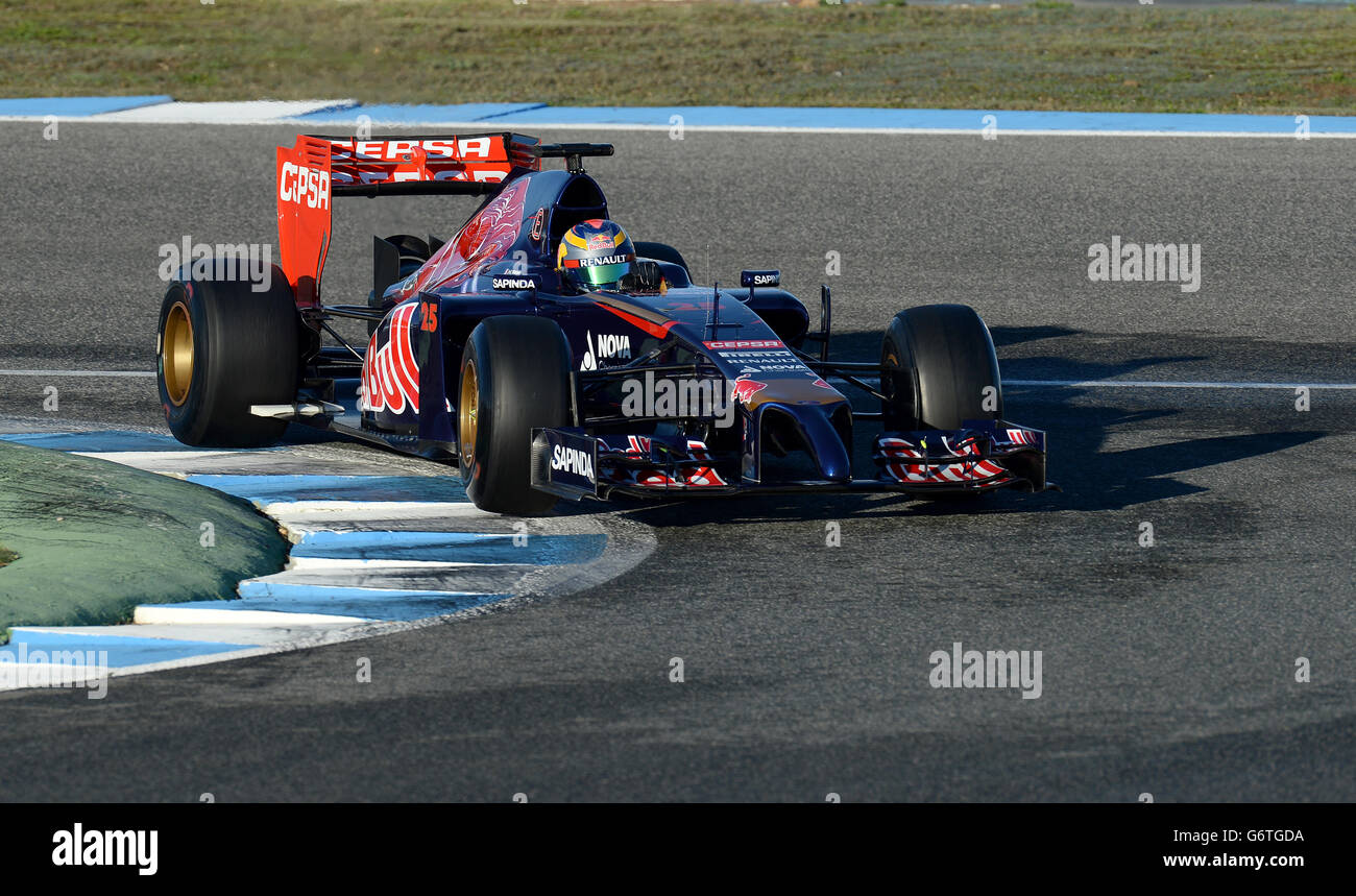 Formula one 2014 testing day three circuito de jerez hi-res stock ...