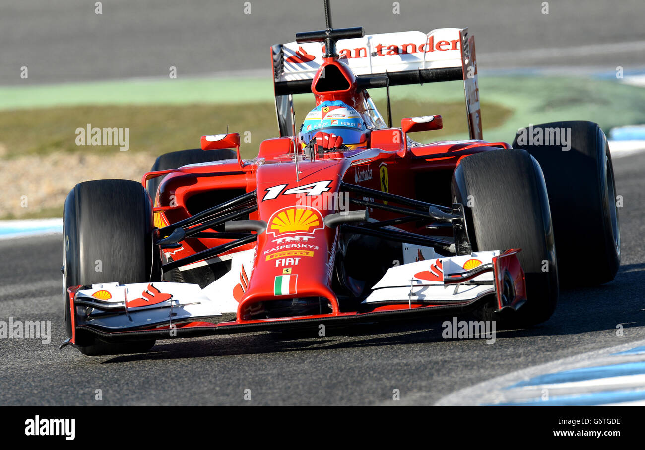 Ferrari f1 racing car 2014 hi-res stock photography and images - Alamy