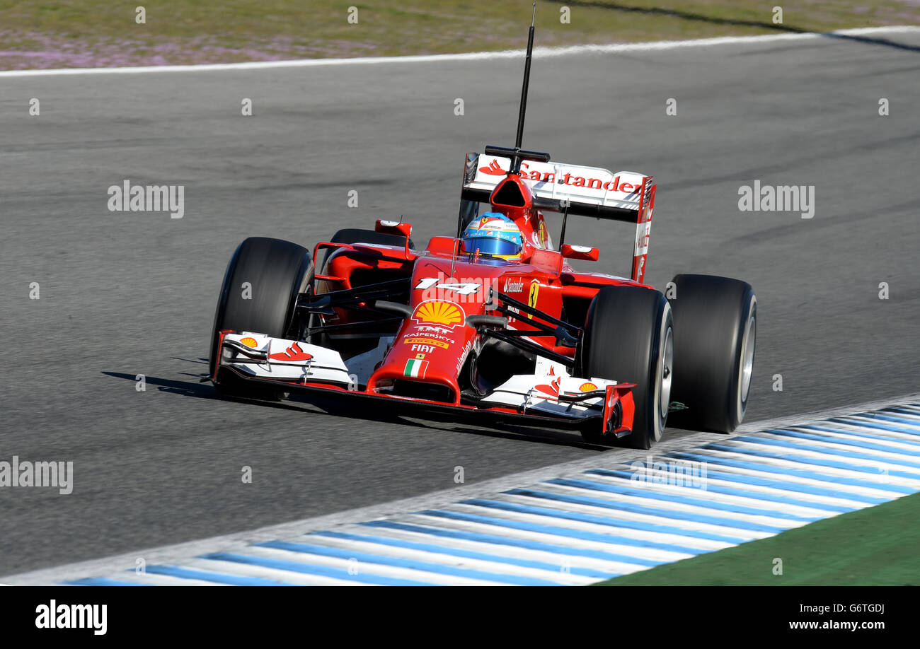Formula One - 2014 Testing - Day Three - Circuito de Jerez. Ferrari ...
