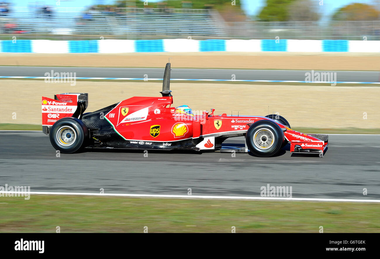 Formula One - 2014 Testing - Day Three - Circuito de Jerez. Ferrari ...