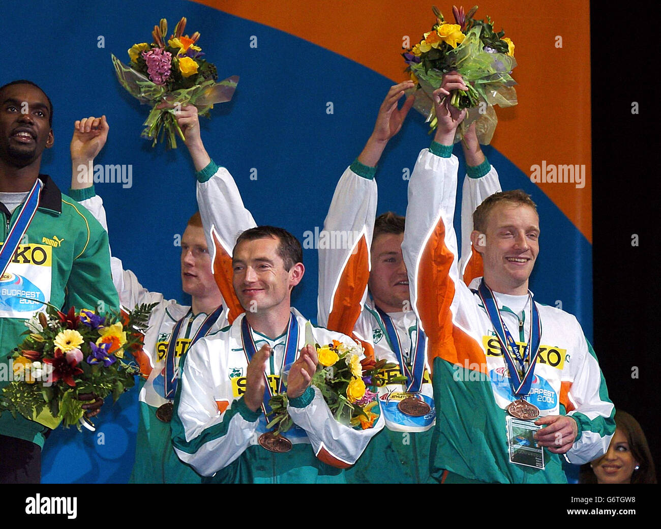 The Ireland Relay team World Indoor Championships Stock Photo - Alamy