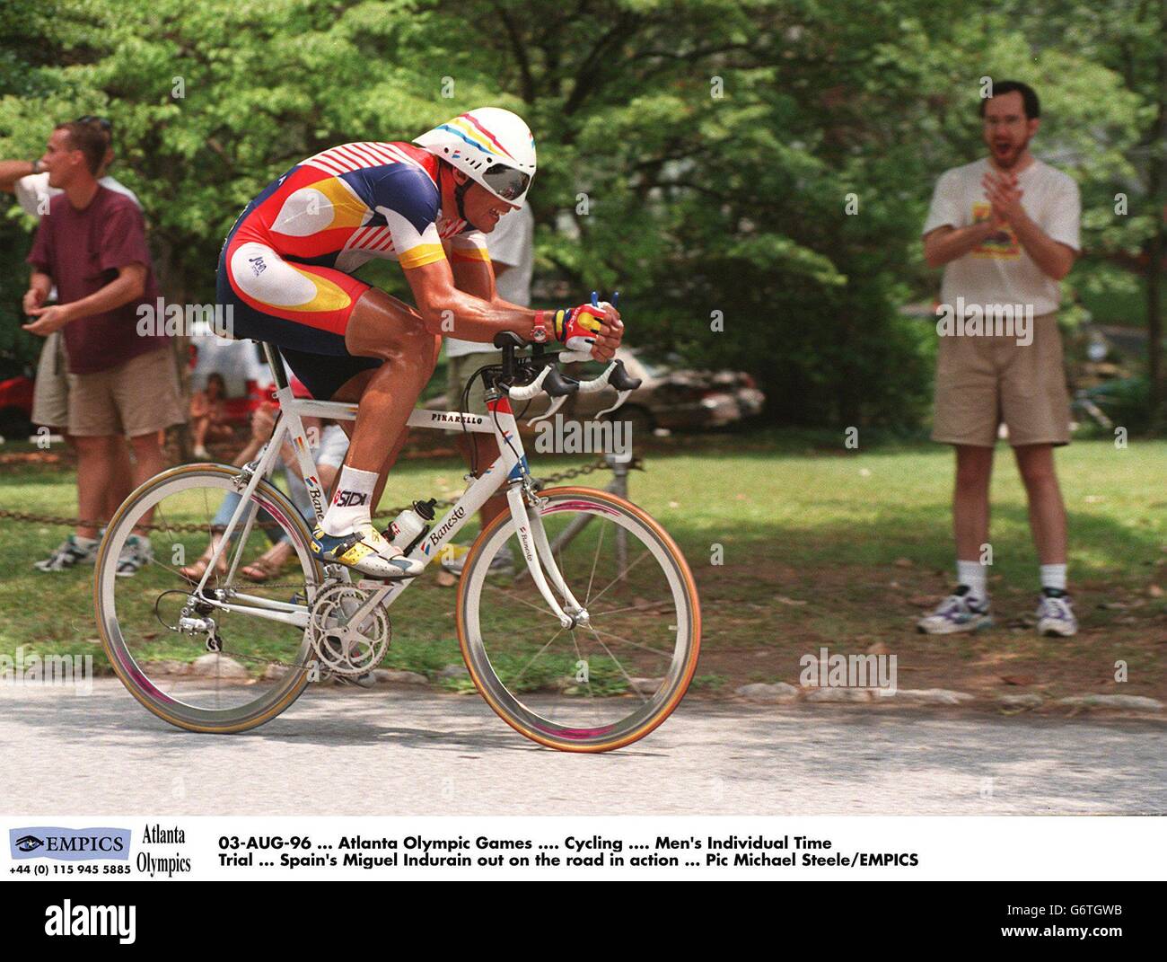 03-AUG-96. Atlanta Olympic Games. Cycling. Men's Individual Time Trial ...