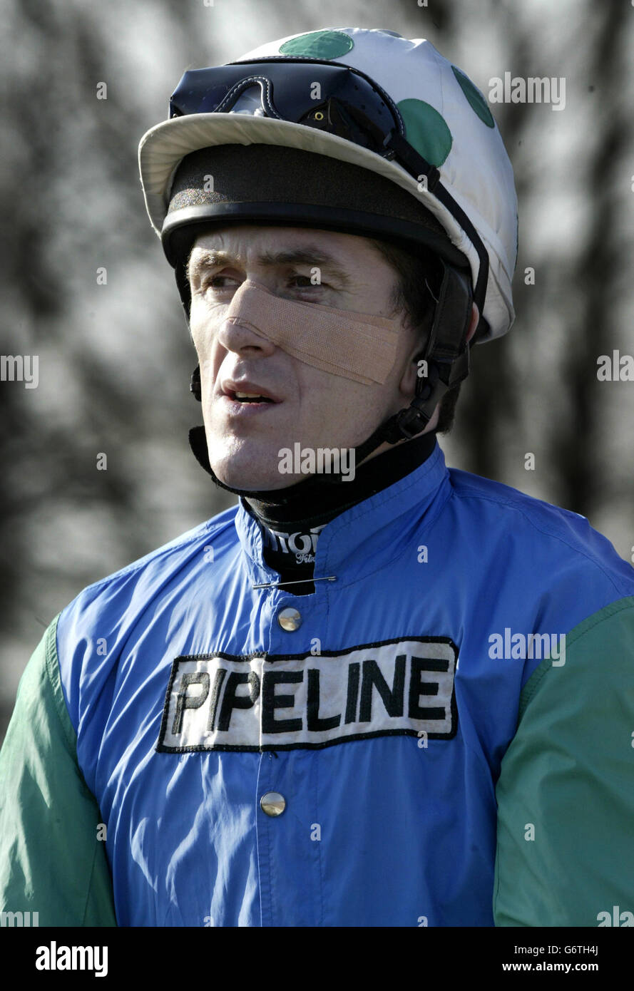 T McCoy Jockey Leicester Stock Photo - Alamy