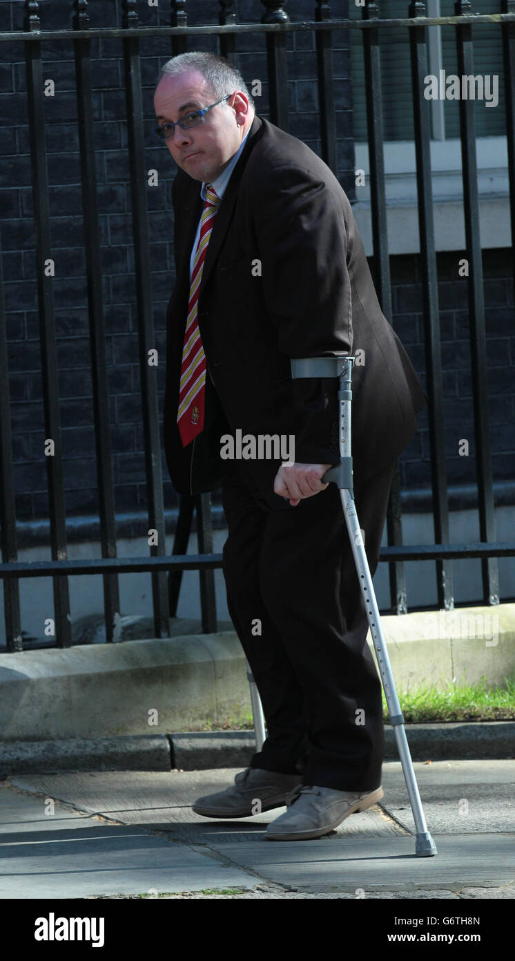 LONDON - MAY 3, 2016: Robert Halfon seen in Downing Street in London ...
