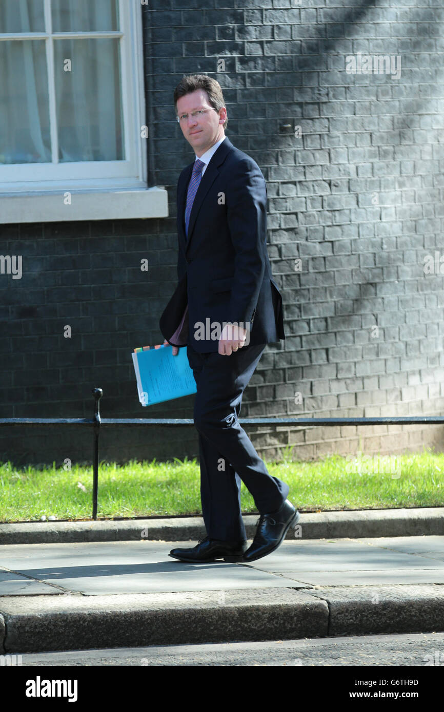 LONDON - MAY 3, 2016: Jeremy Wright seen in Downing Street in London ...