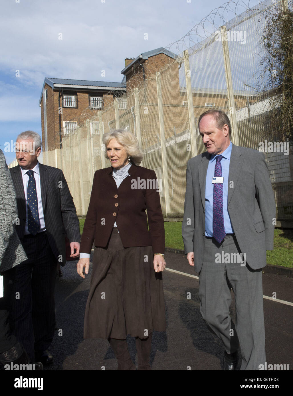 Camilla visits HM Prison Coldingley Stock Photo - Alamy