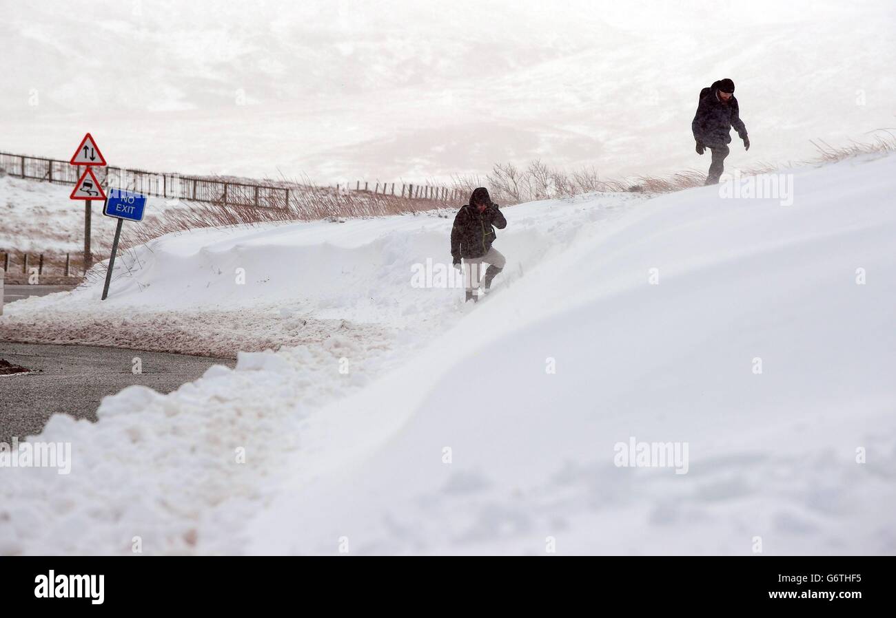 Winter weather Feb 13th Stock Photo - Alamy