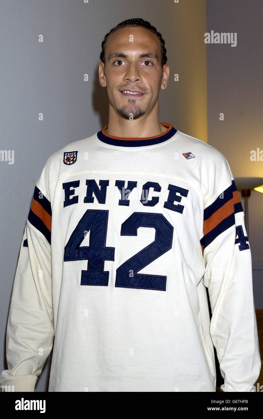 Manchester United footballer Rio Ferdinand during his guest appearance ...