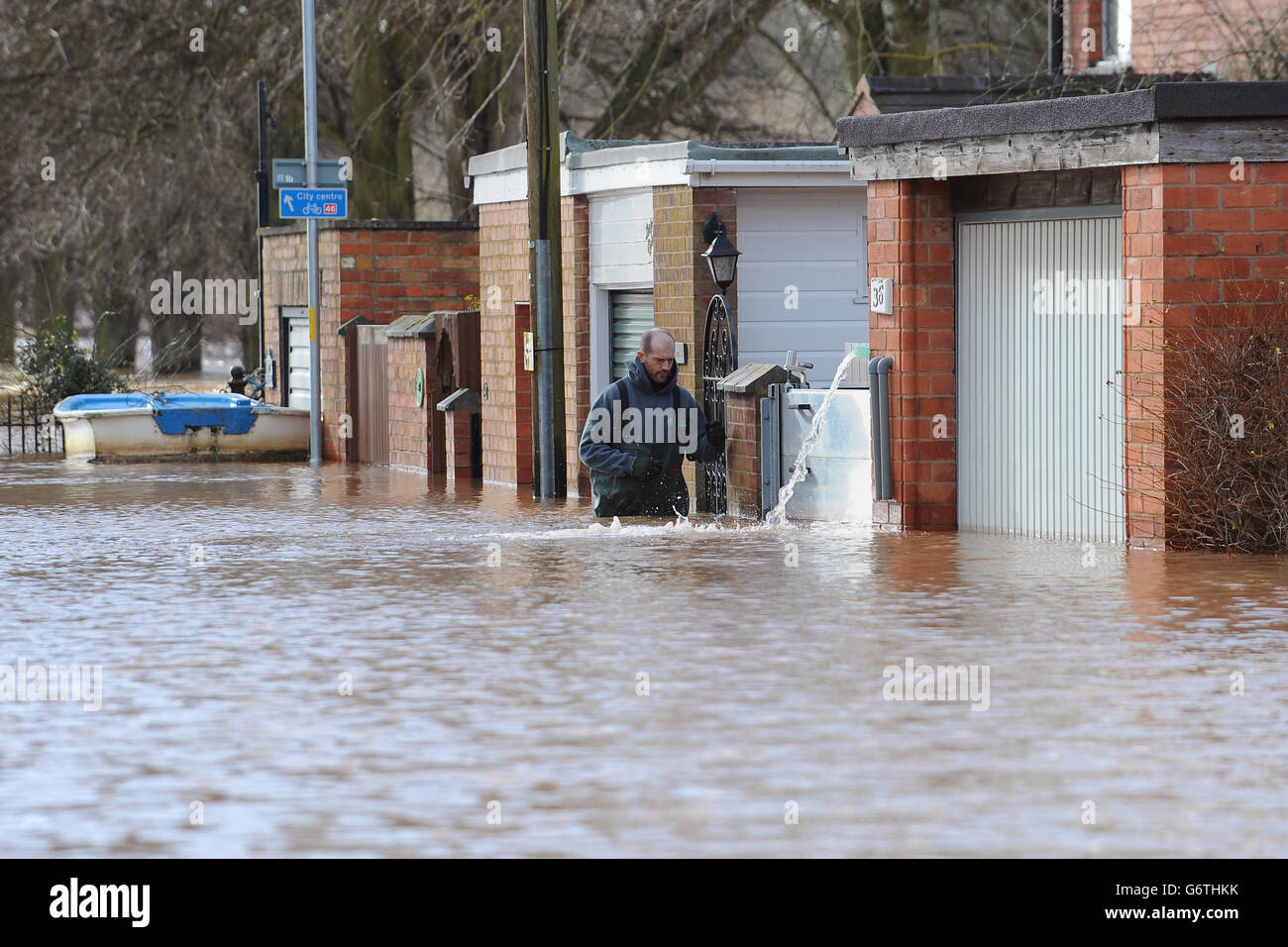 Winter weather Feb 13th Stock Photo - Alamy