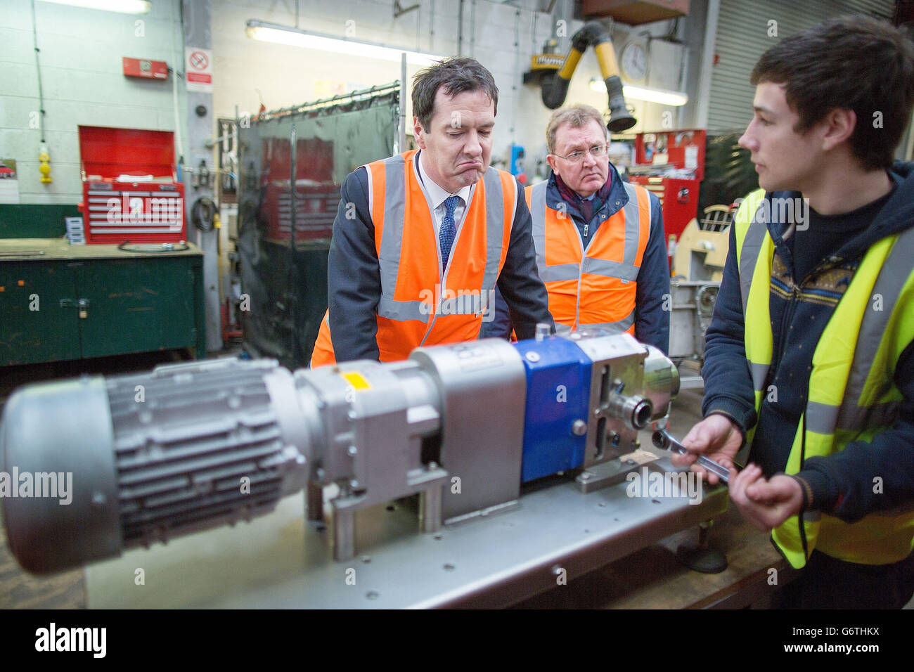 George Osborne on Scottish independence Stock Photo - Alamy