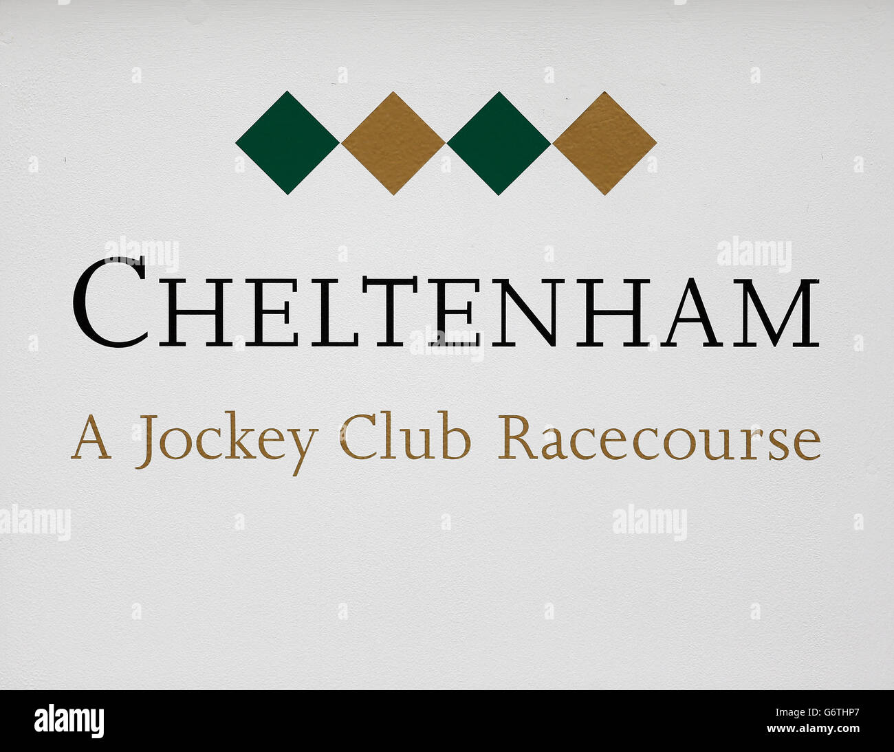 Cheltenham racecourse logo hi-res stock photography and images - Alamy