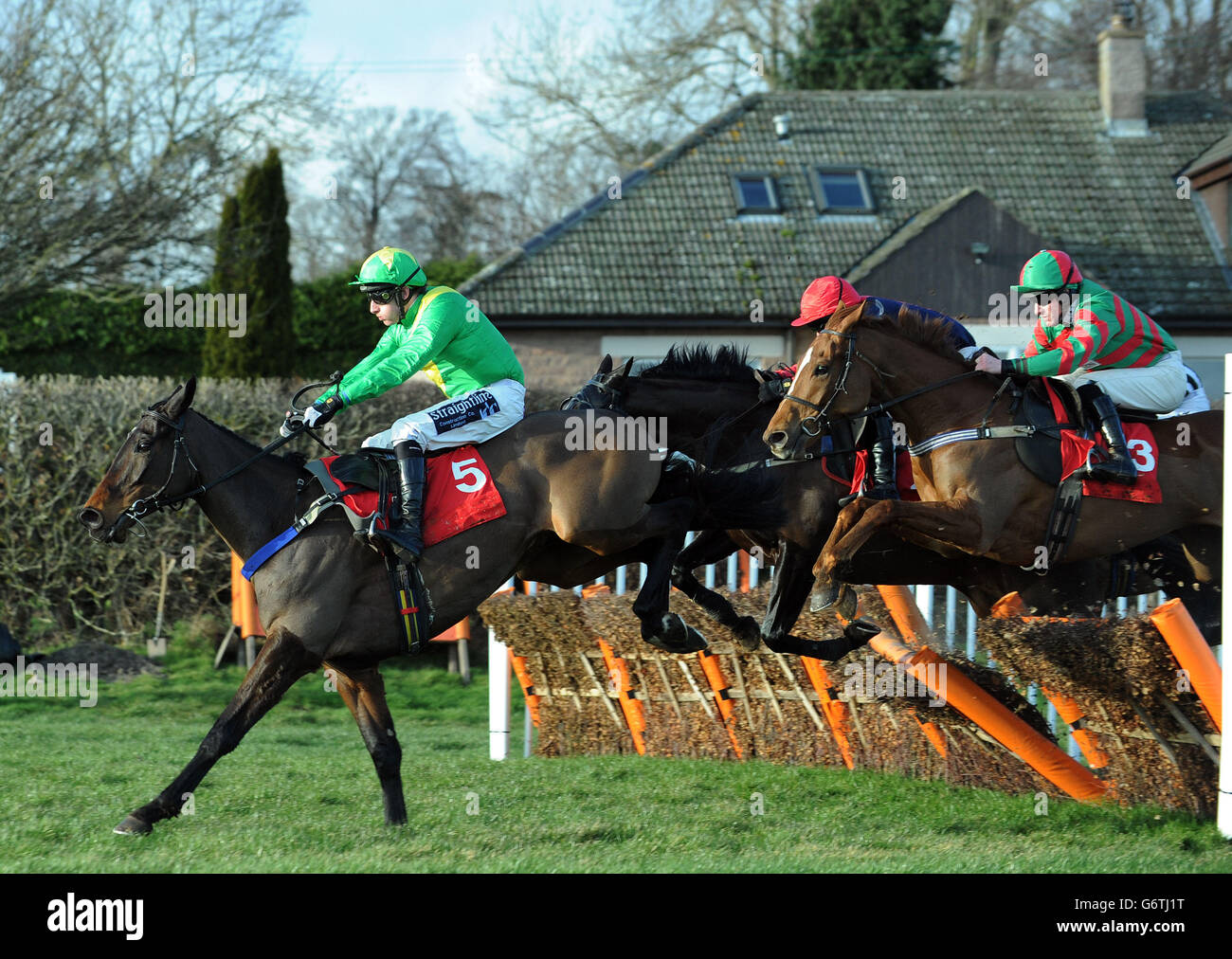 Horse Racing - Morebattle Hurdle Day - Kelso Racecourse Stock Photo - Alamy