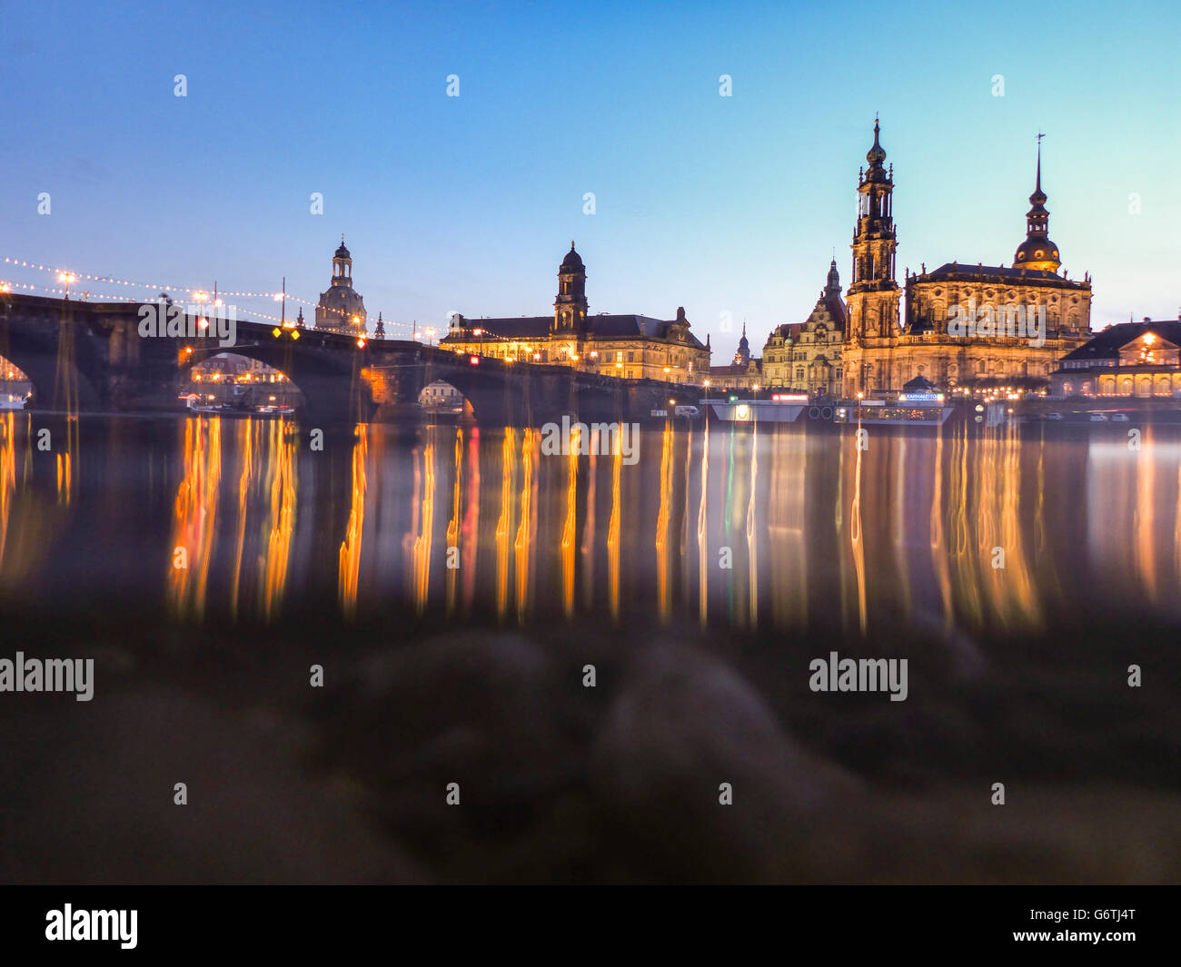 Hausmannsturm of the castle split level photo with underwater viewing ...