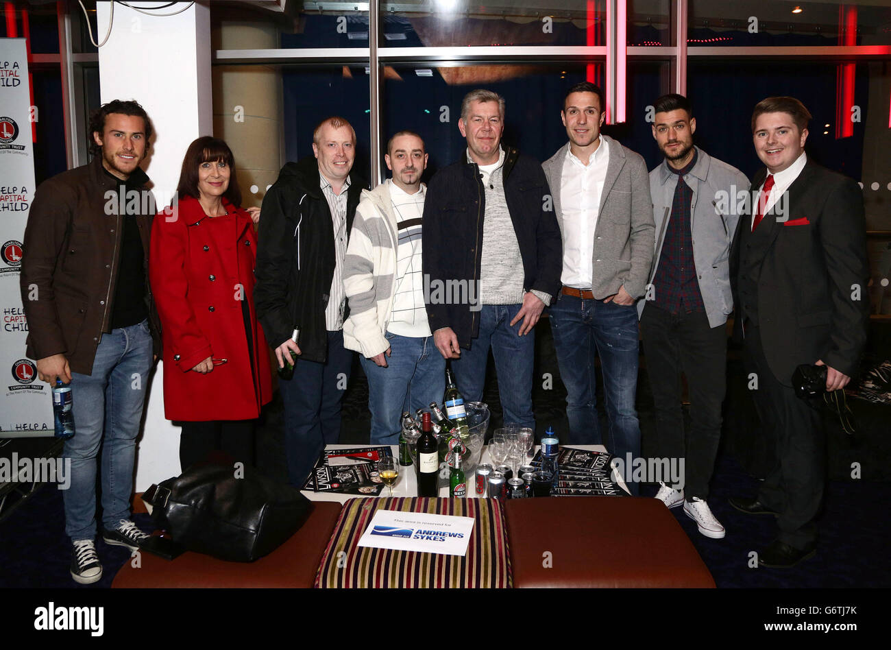Charlton Athletic's Johnnie Jackson, Lawrie Wilson and Richard Wood ...