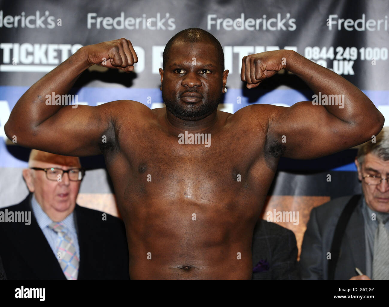 Boxing - All Boxers Weigh In - Copper Box Arena Stock Photo - Alamy