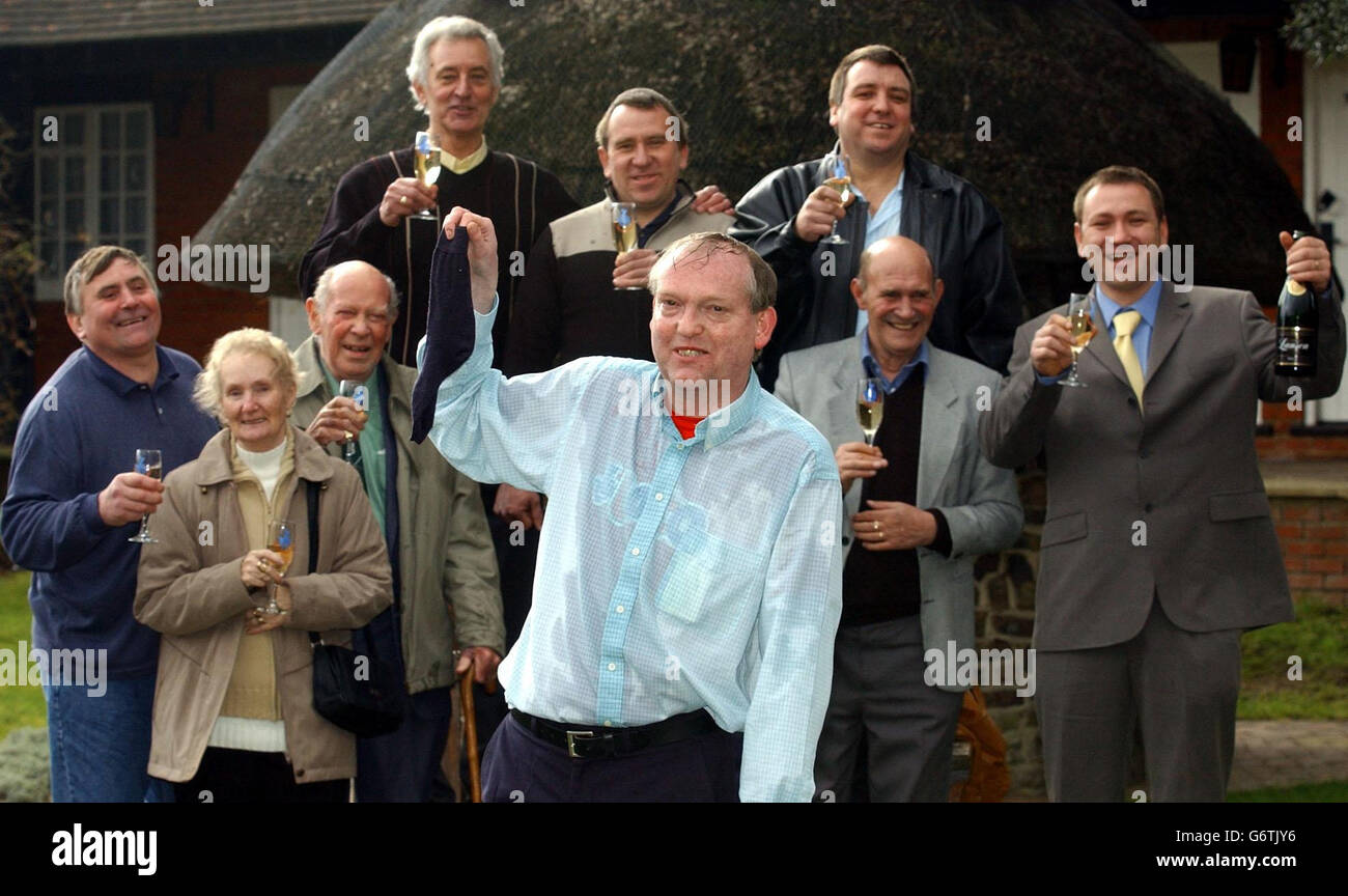 A syndicate of nine people (top row from left Brian Humphreys, Ian ...