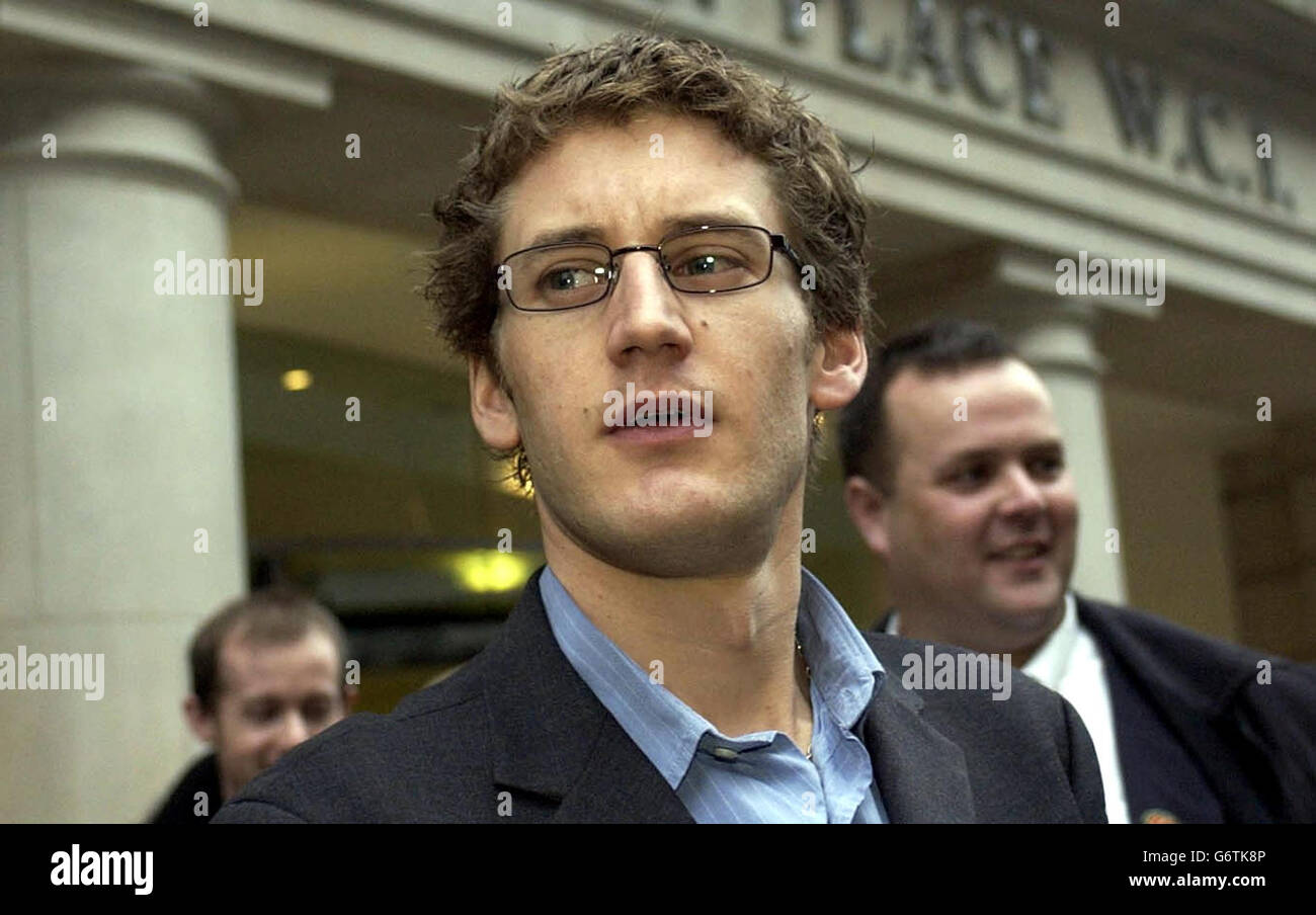 Former London Underground employee Chris Barrett, 30, leaves an ...