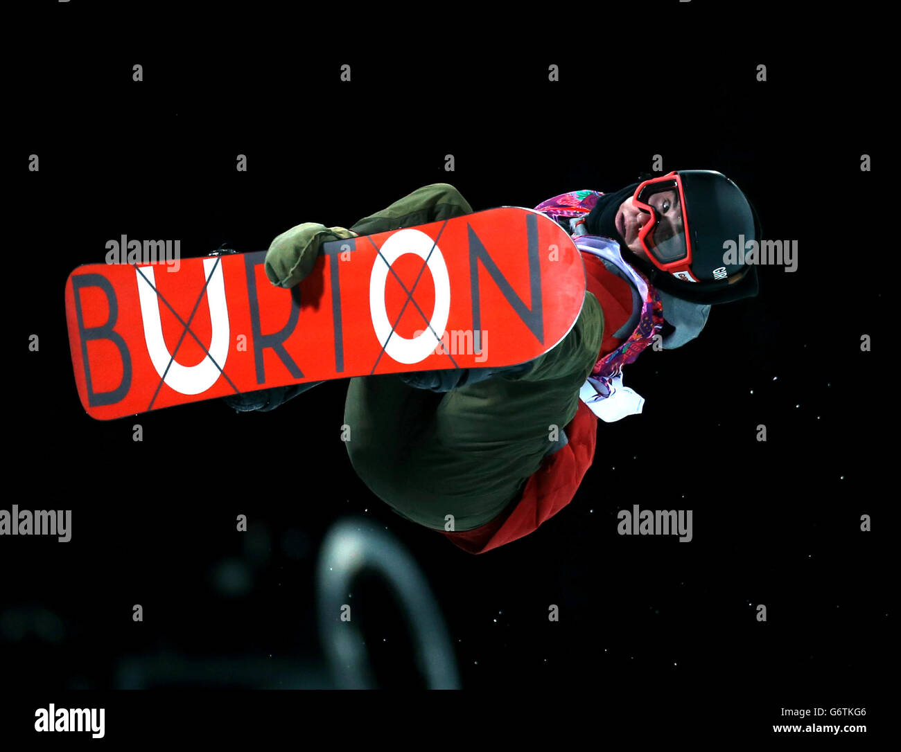 Switzerland's Christian Haller in the mens final of the Snowboard Mens ...