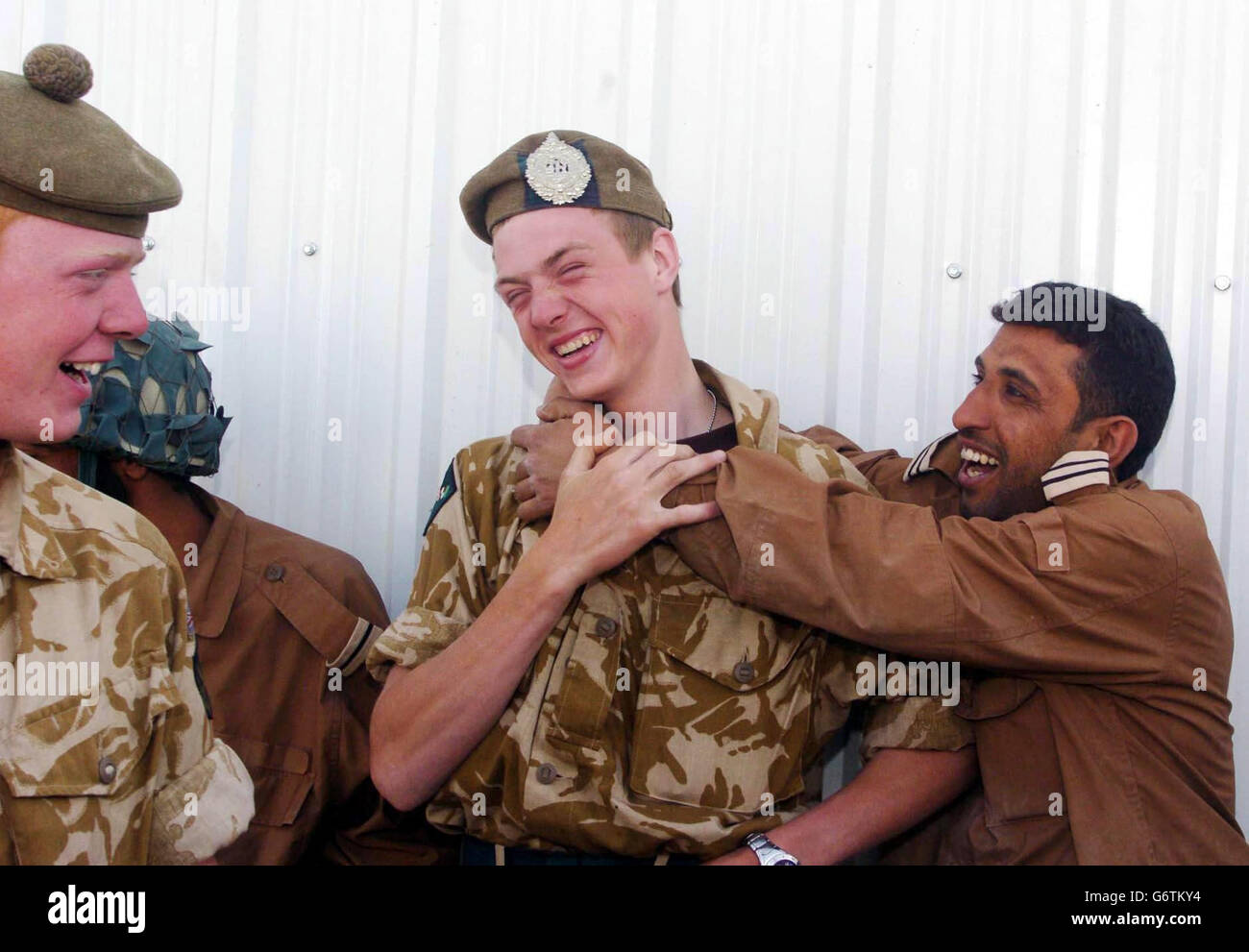 British troops in Basra Stock Photo - Alamy