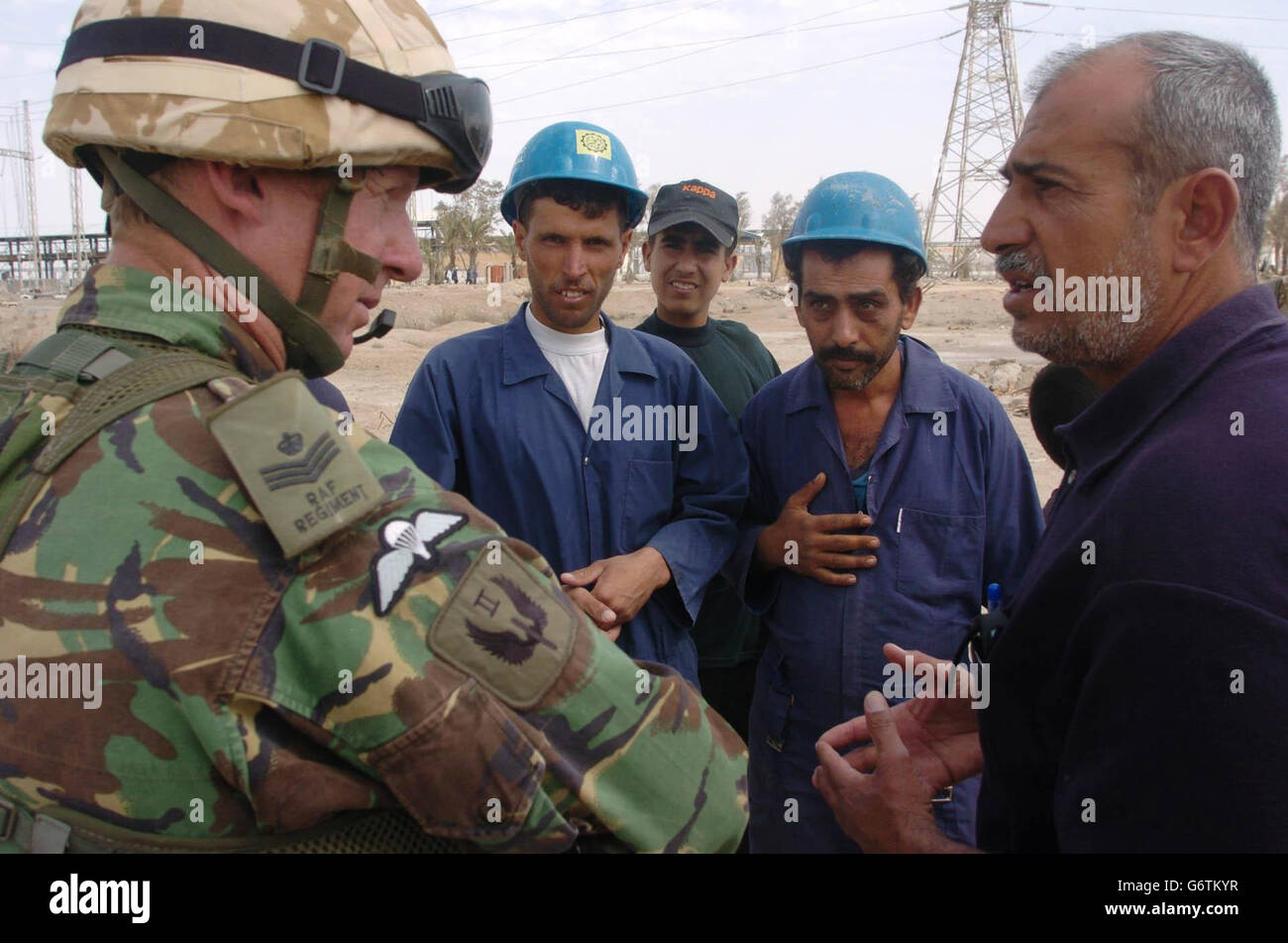 British forces in Iraq Stock Photo - Alamy