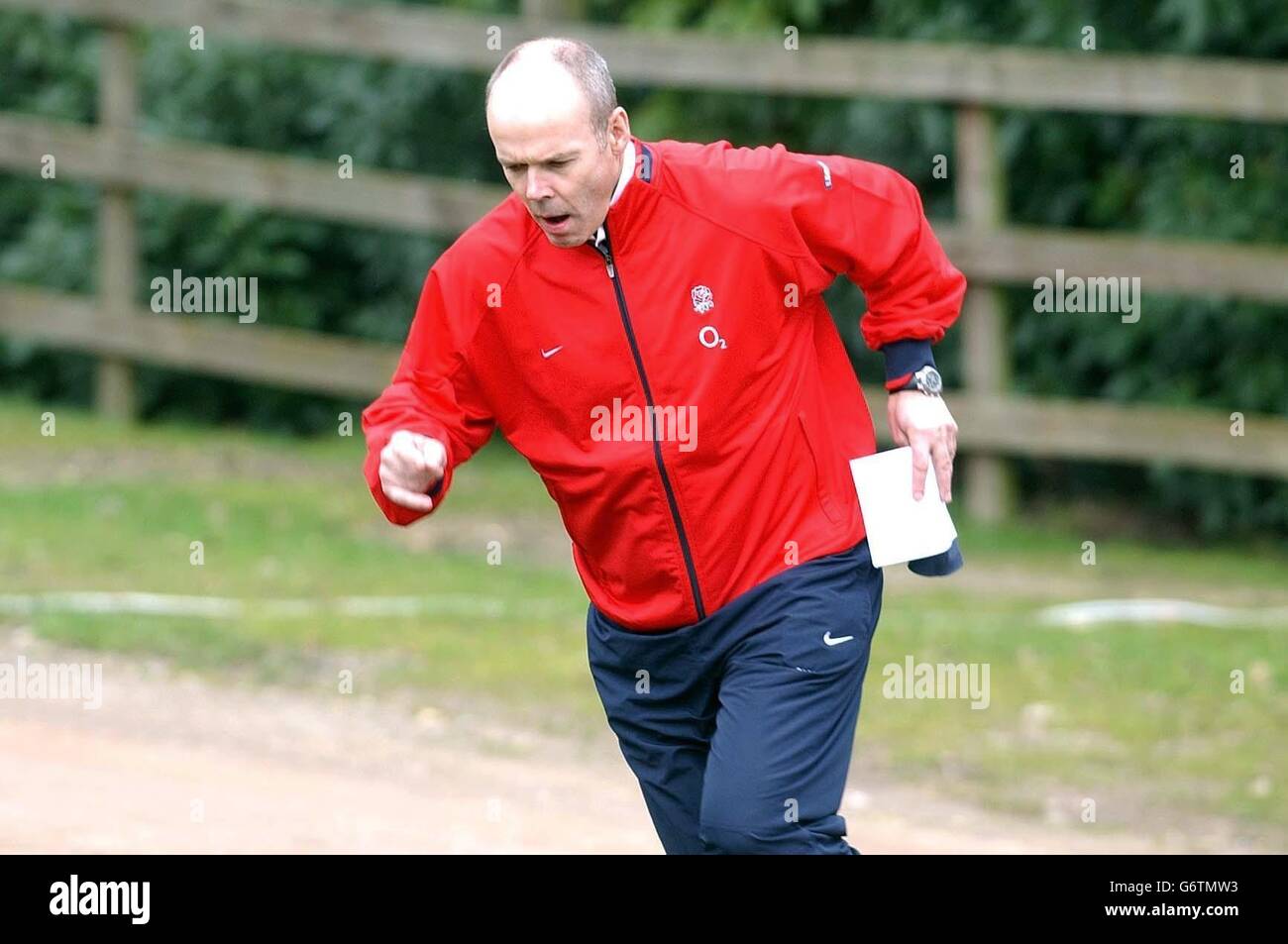 Rbs 6 nations sir clive woodward training hi-res stock photography and ...