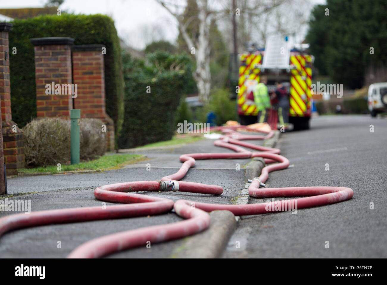 Fire and Rescue Service from all over the UK continue to pump water ...
