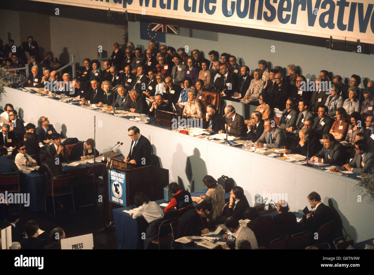 A general view of the Conservative Party conference at Brighton Stock ...