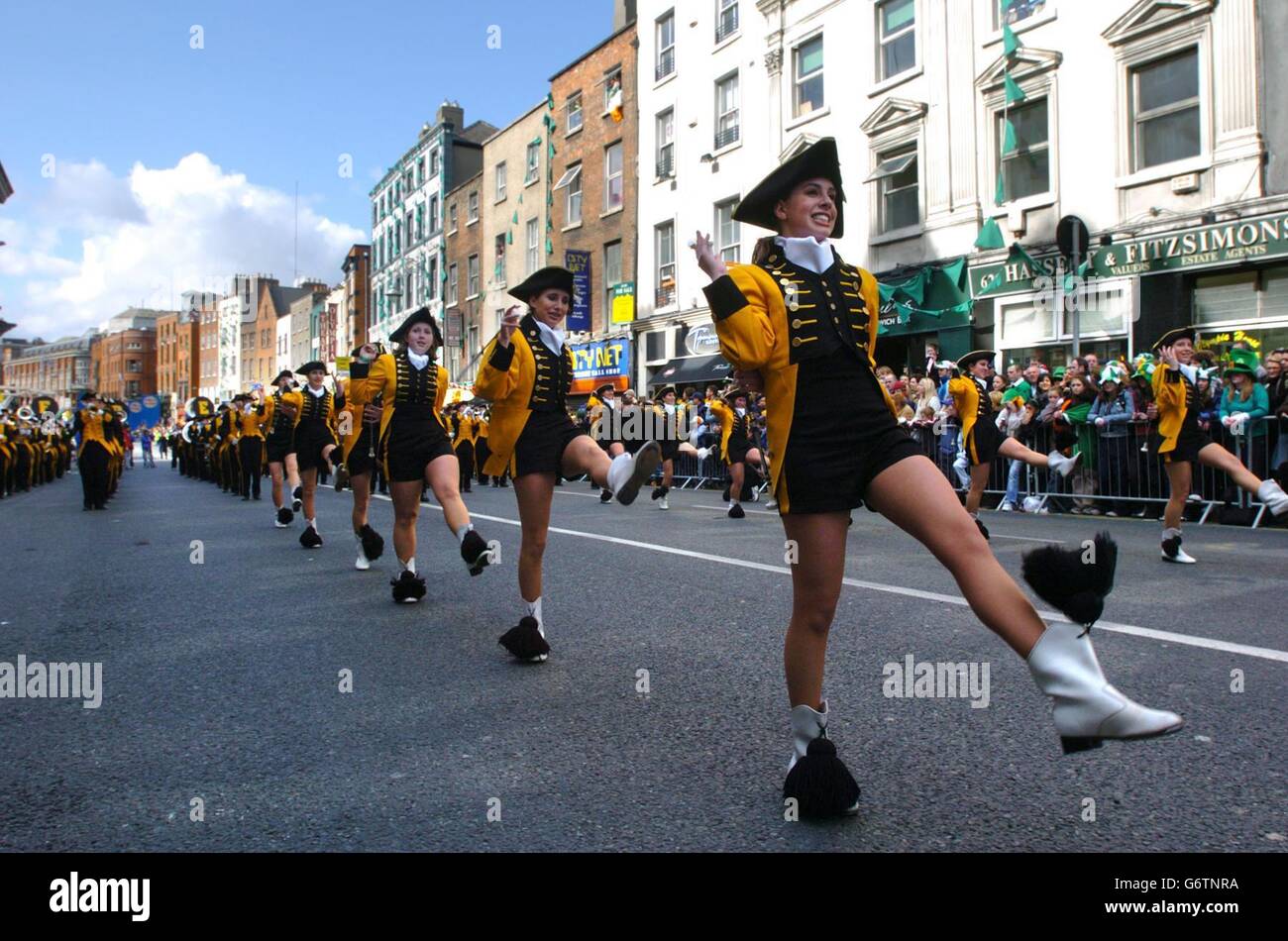 The Freedom High School Patriot Band, from Bethlehem, Pennsylvania, US ...