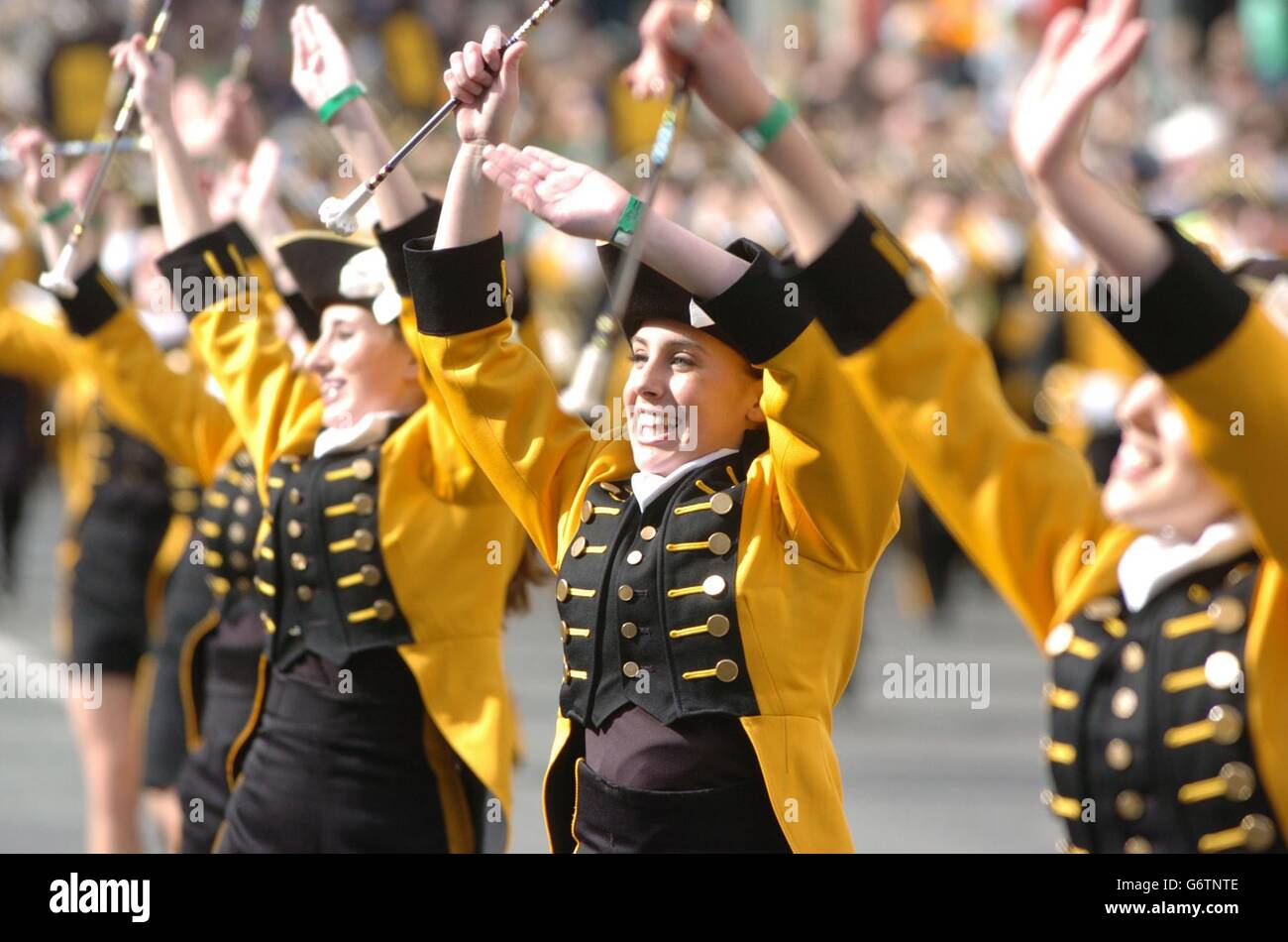 The Freedom High School Patriot Band, from Bethlehem, Pennsylvania, US ...