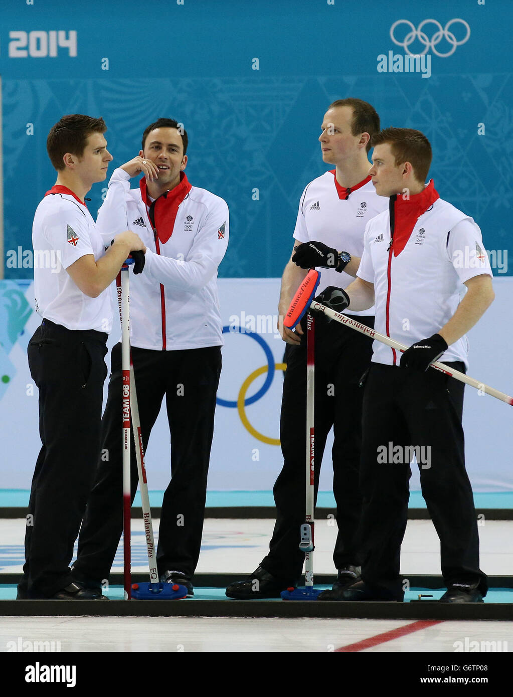 Great Britain's (left to right) Scott Andrews, skip David Murdoch ...