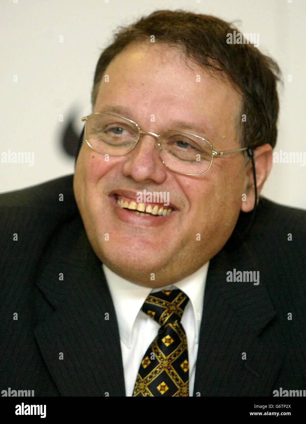New Leeds chairman Gerald Krasner speaking during a press conference at ...