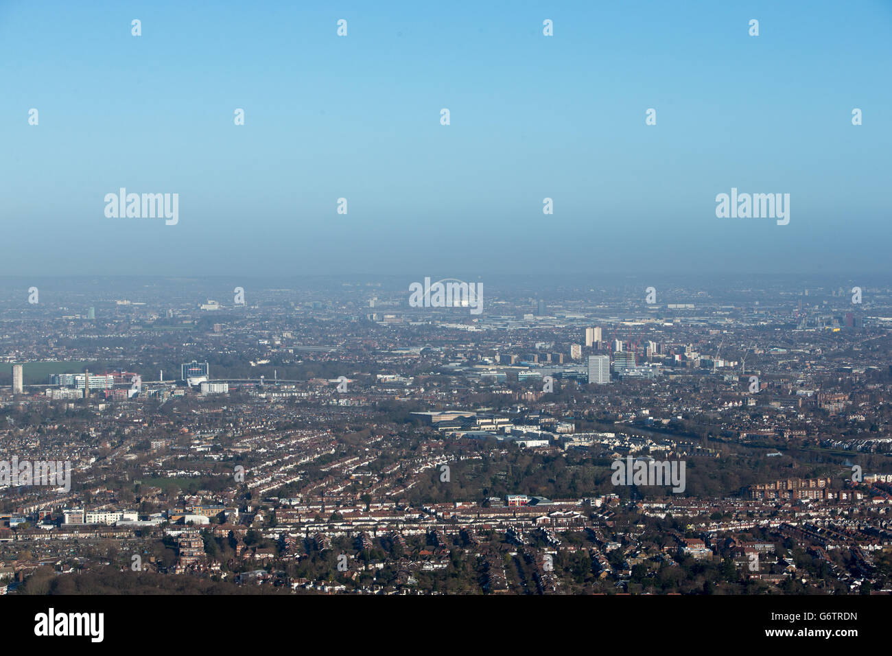Aerial view hammersmith london hi-res stock photography and images - Alamy