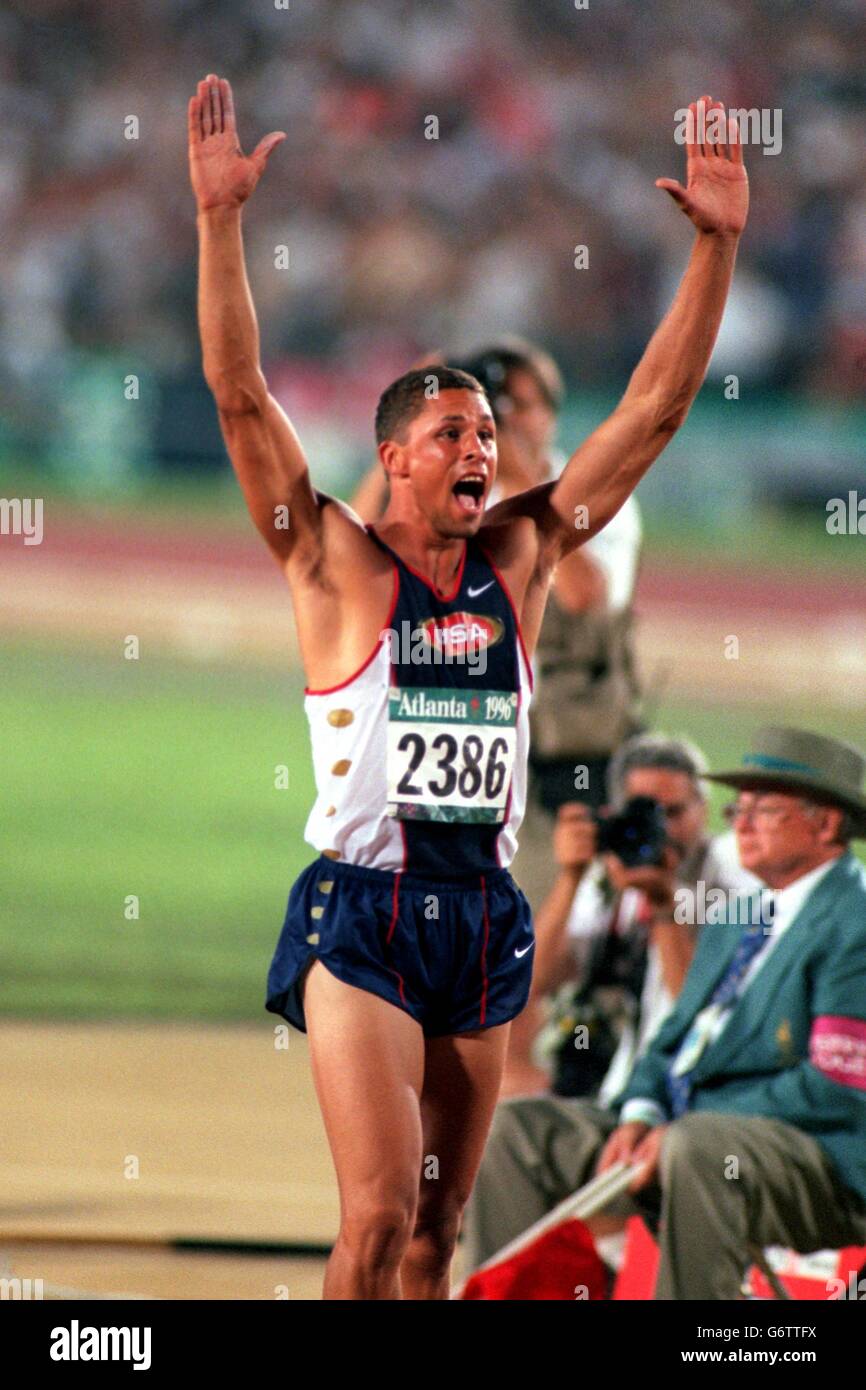 Atlanta Olympic Games .... Athletics, Men's Decathalon Stock Photo - Alamy