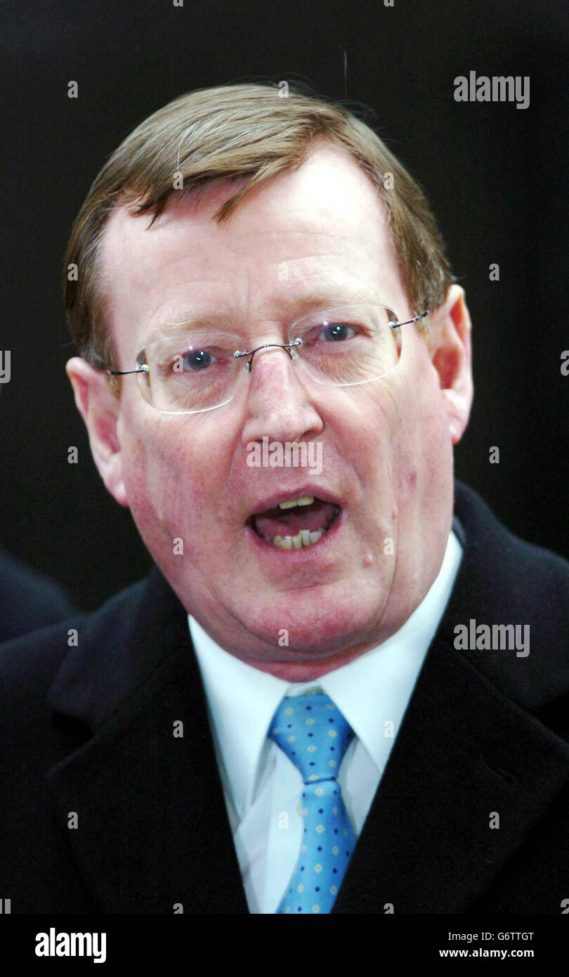 David Trimble in London Stock Photo - Alamy