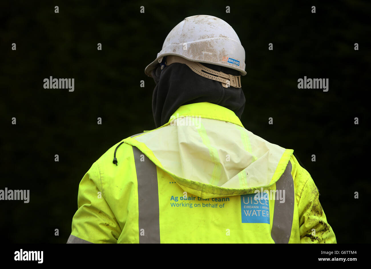 Irish water meter stock Stock Photo - Alamy