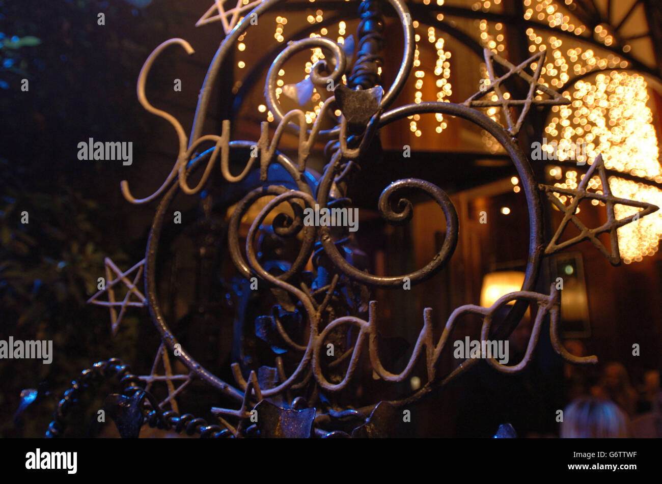 Stock picture of the sam sara sign hi-res stock photography and images ...