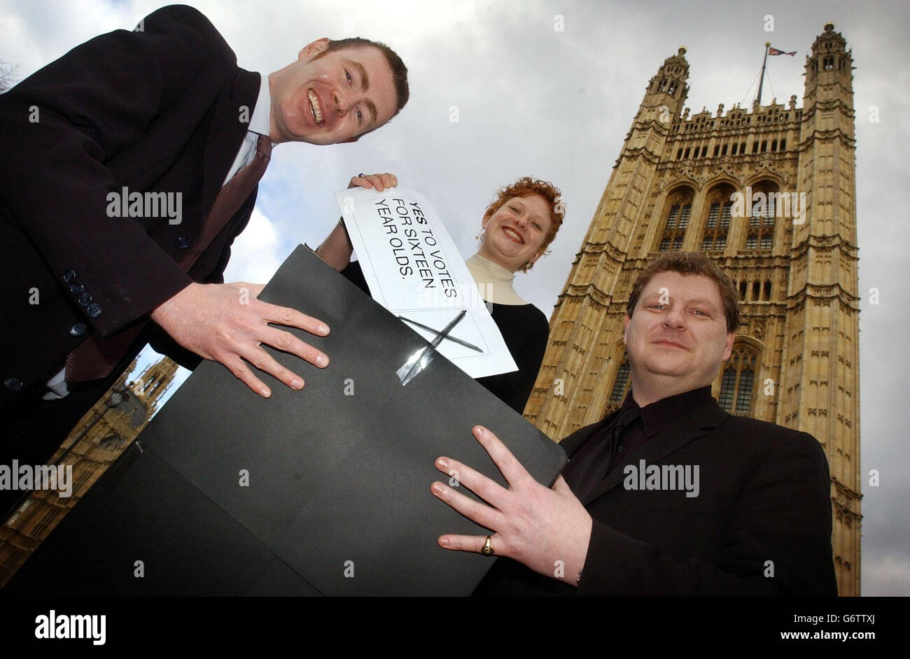 Voting age campaign Stock Photo - Alamy