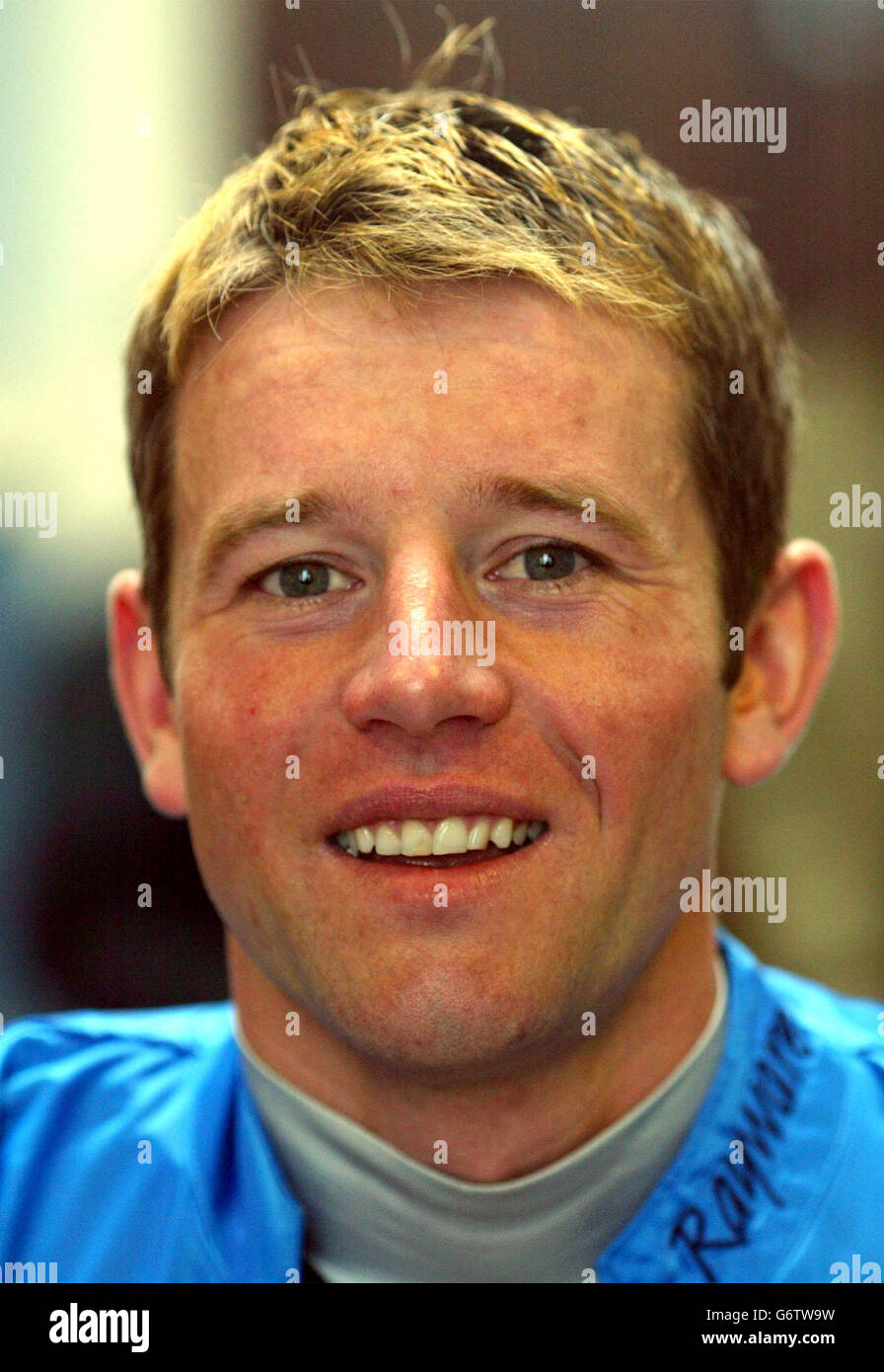 R Hobson Jockey Doncaster Stock Photo - Alamy