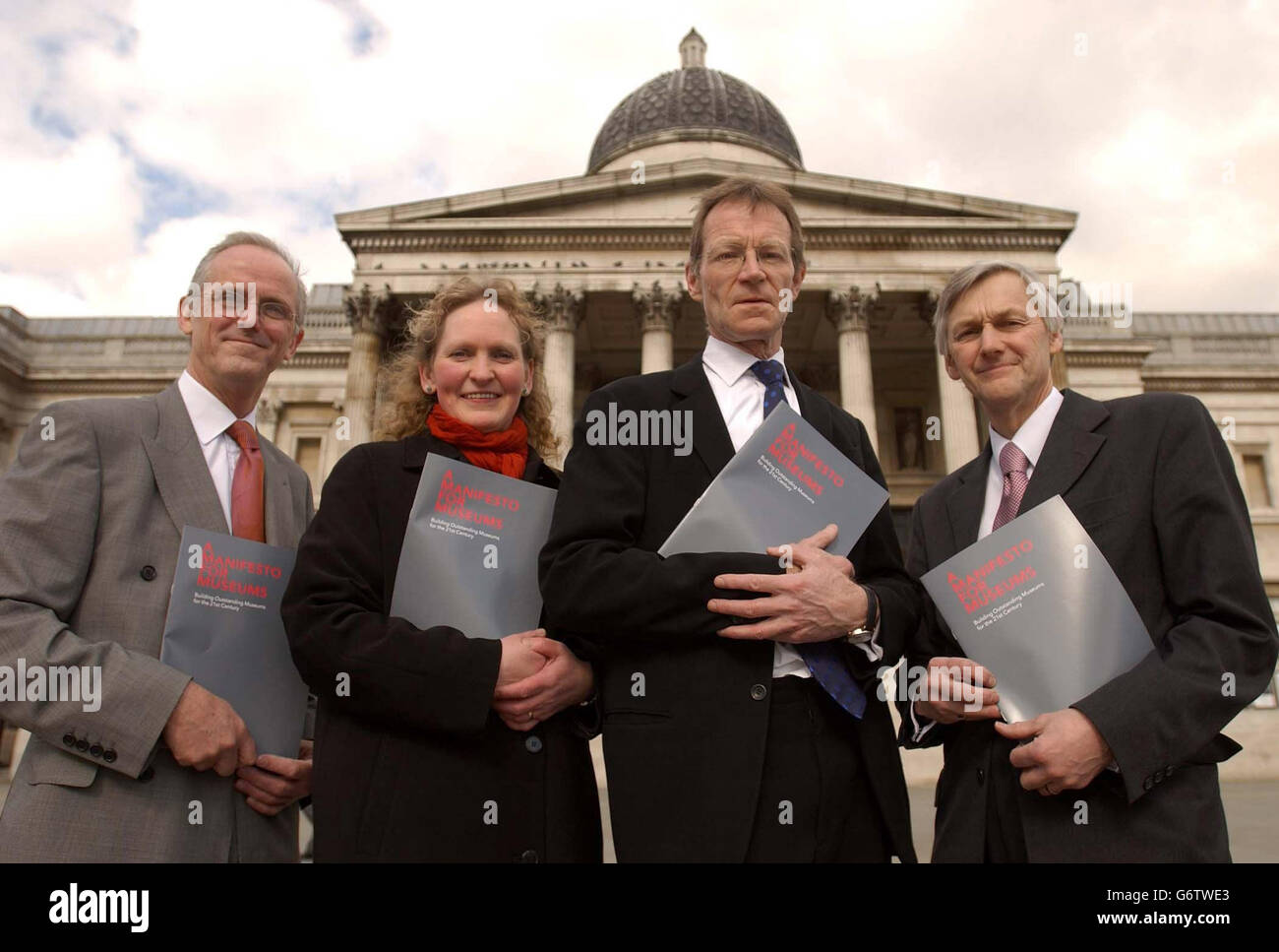 From left to right; Neil Chalmers, director of Natural History Museum ...