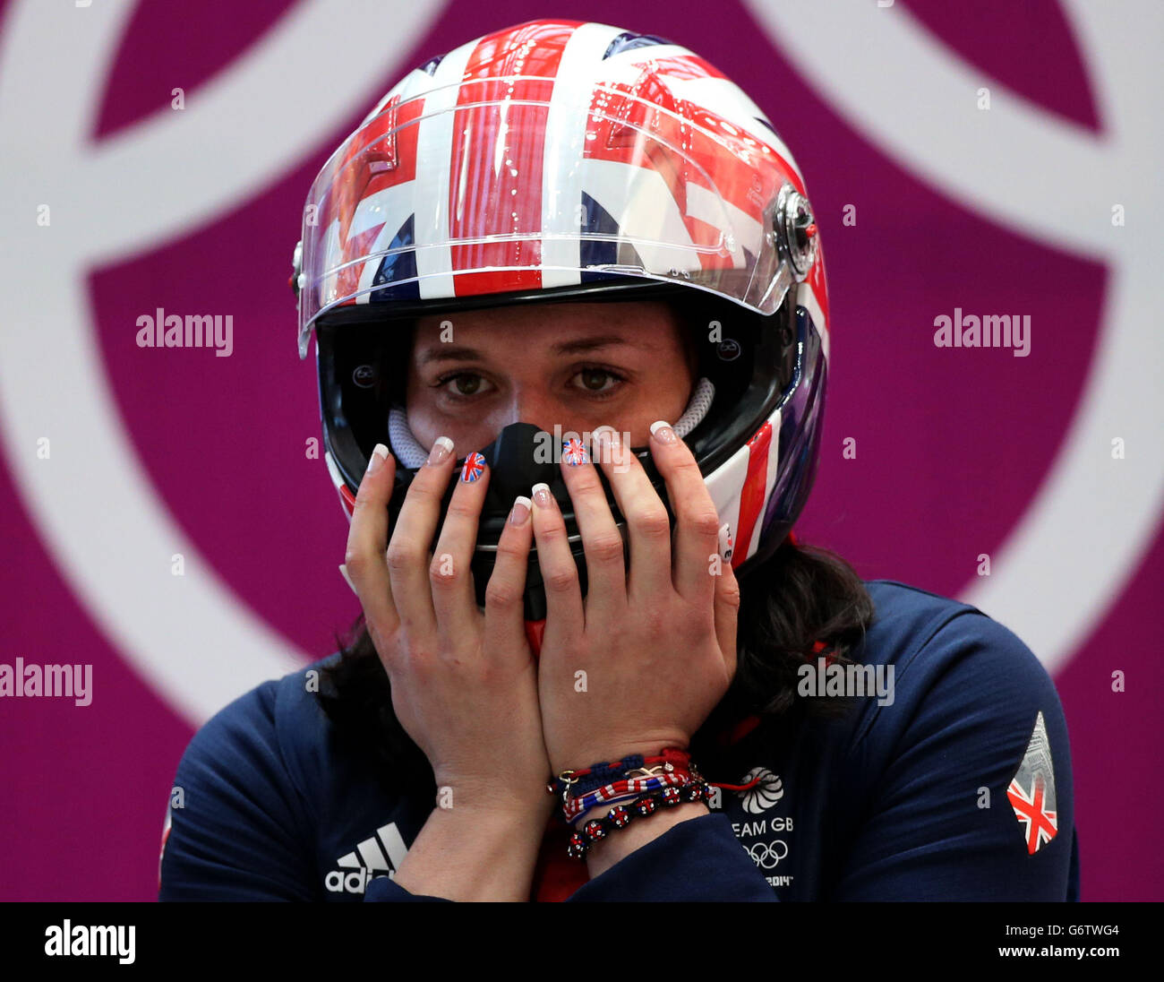 Great Britain's Paula Walker during a training run at the Sliding ...