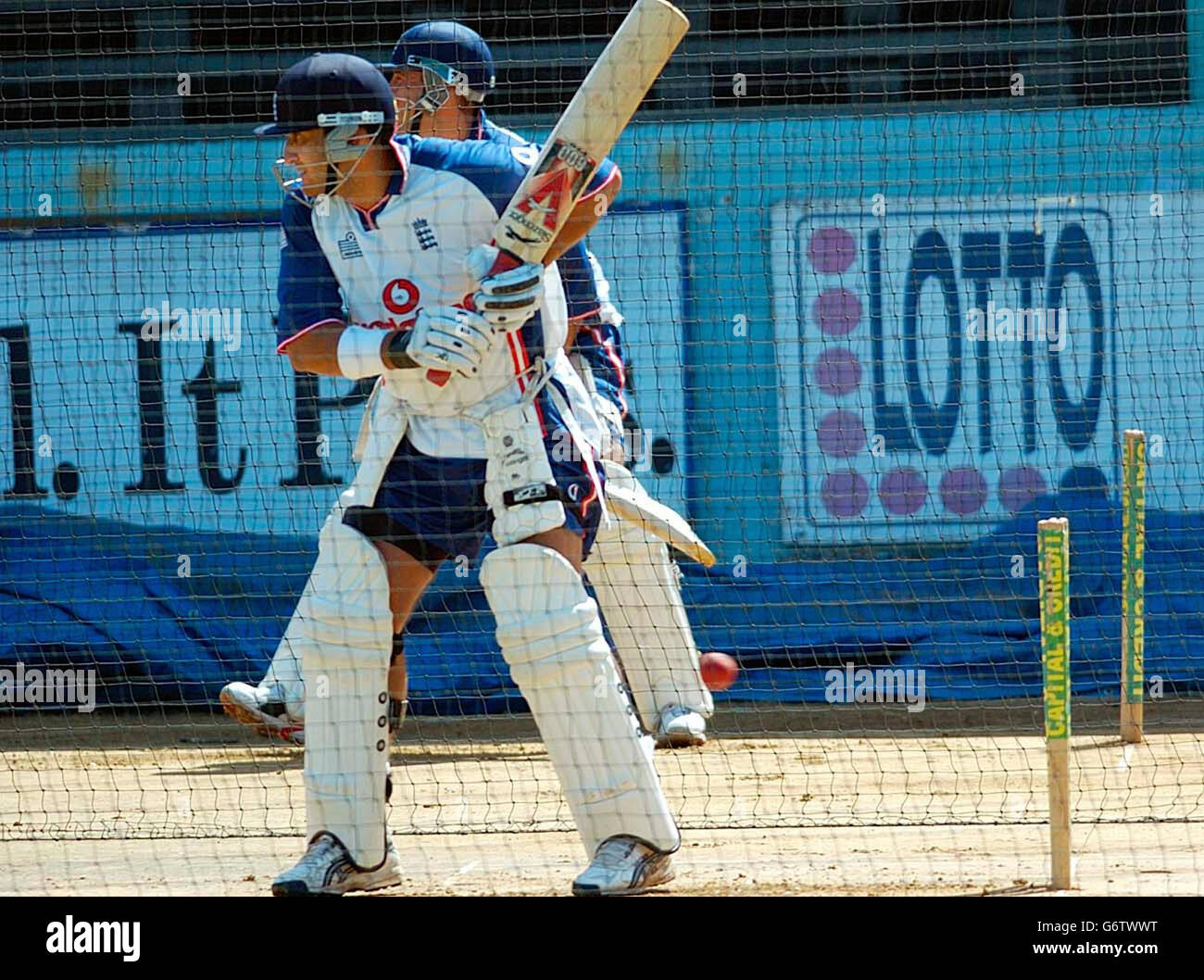 Sport cricket practice mark butcher hi-res stock photography and images ...