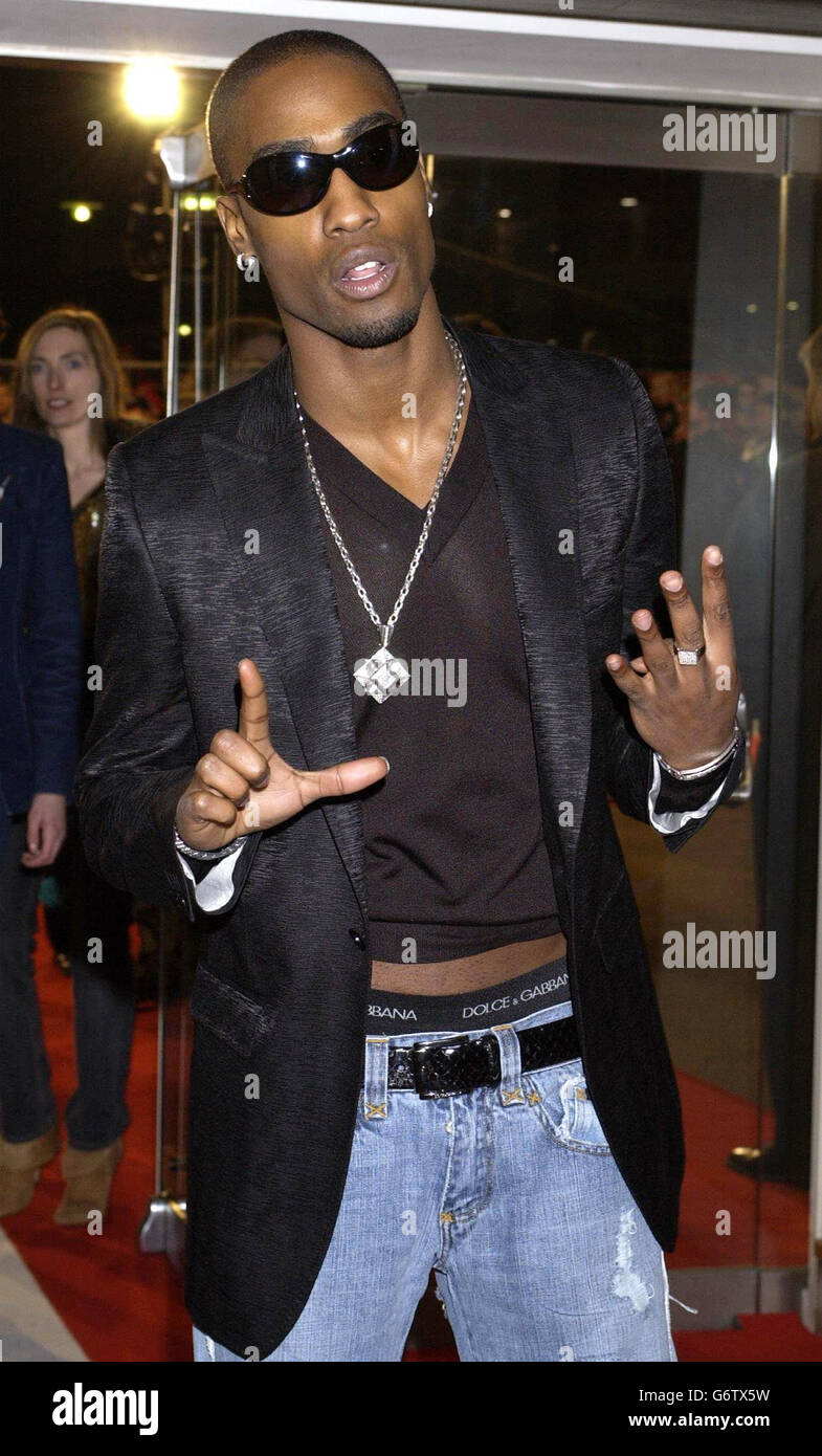 Singer Simon Webbe from boyband Blue arrives for the UK premiere of ...