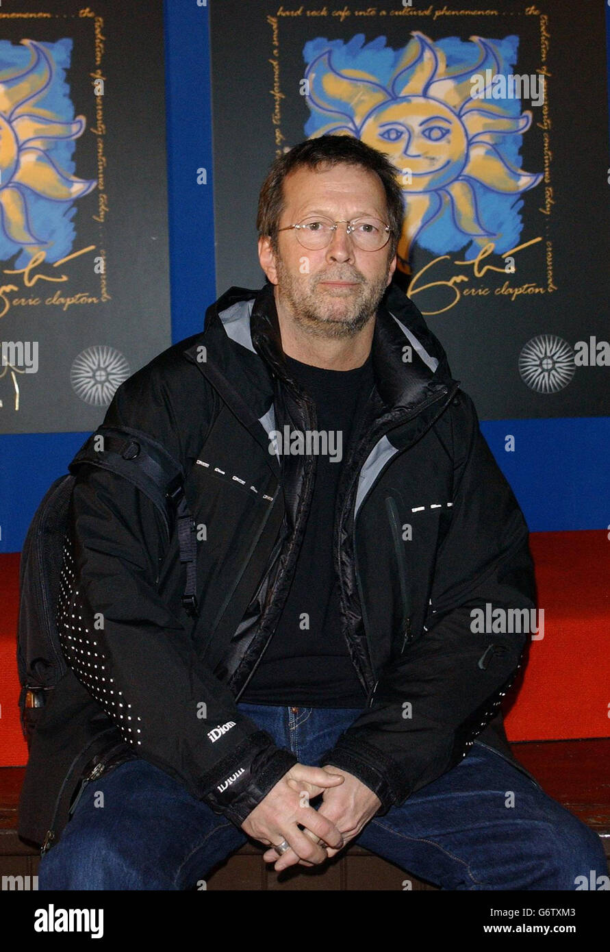 Legendary singer and guitarist Eric Clapton makes a rare public ...