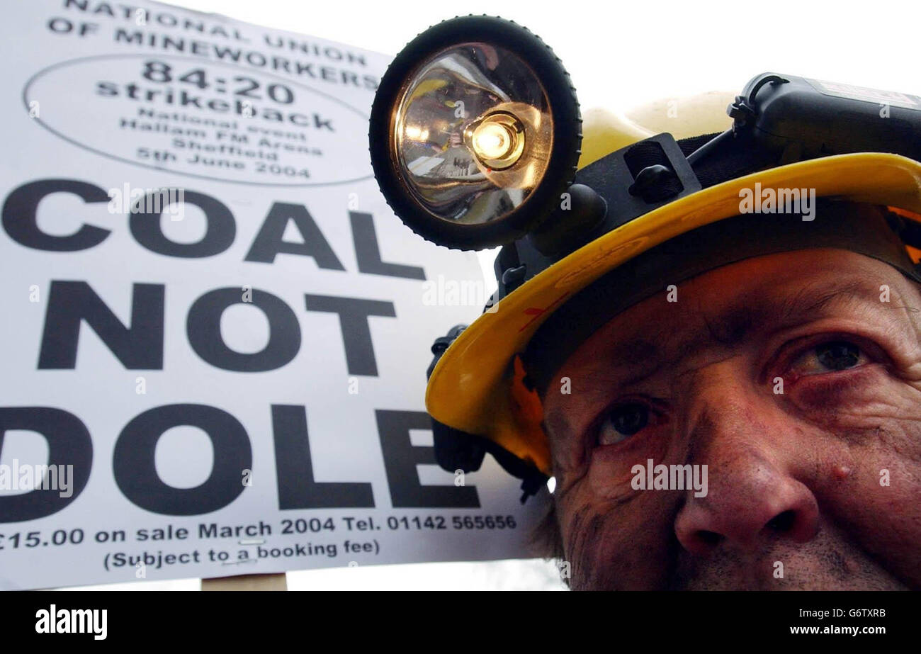 Anniversay of the Miner's Strike Stock Photo - Alamy