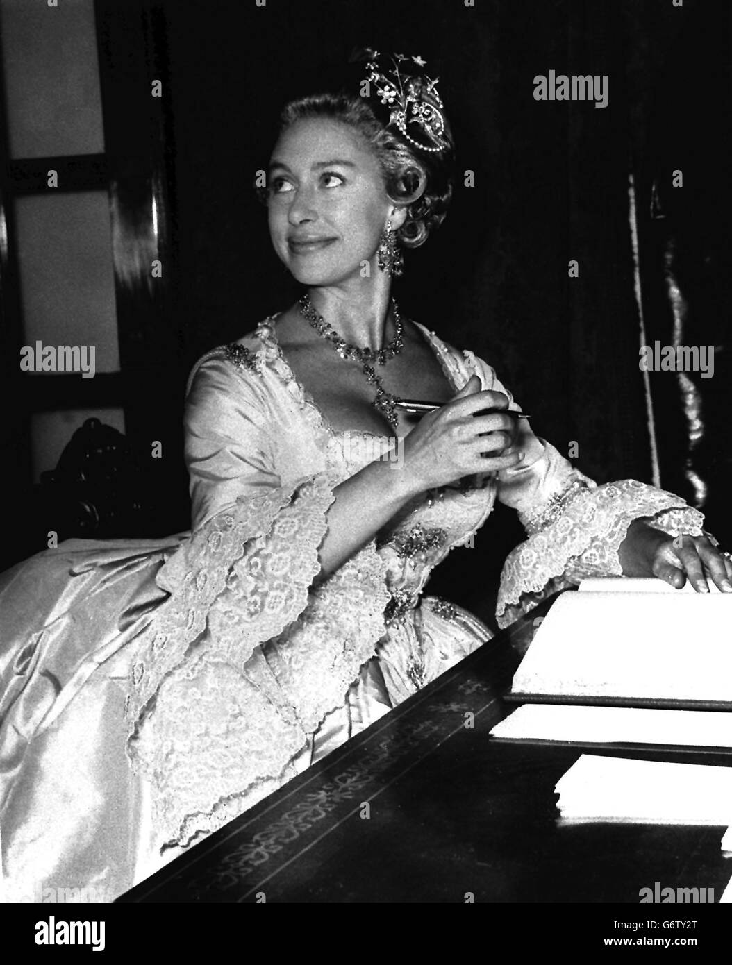 Princess Margaret, fitting the part perfectly as a Georgian princess ...