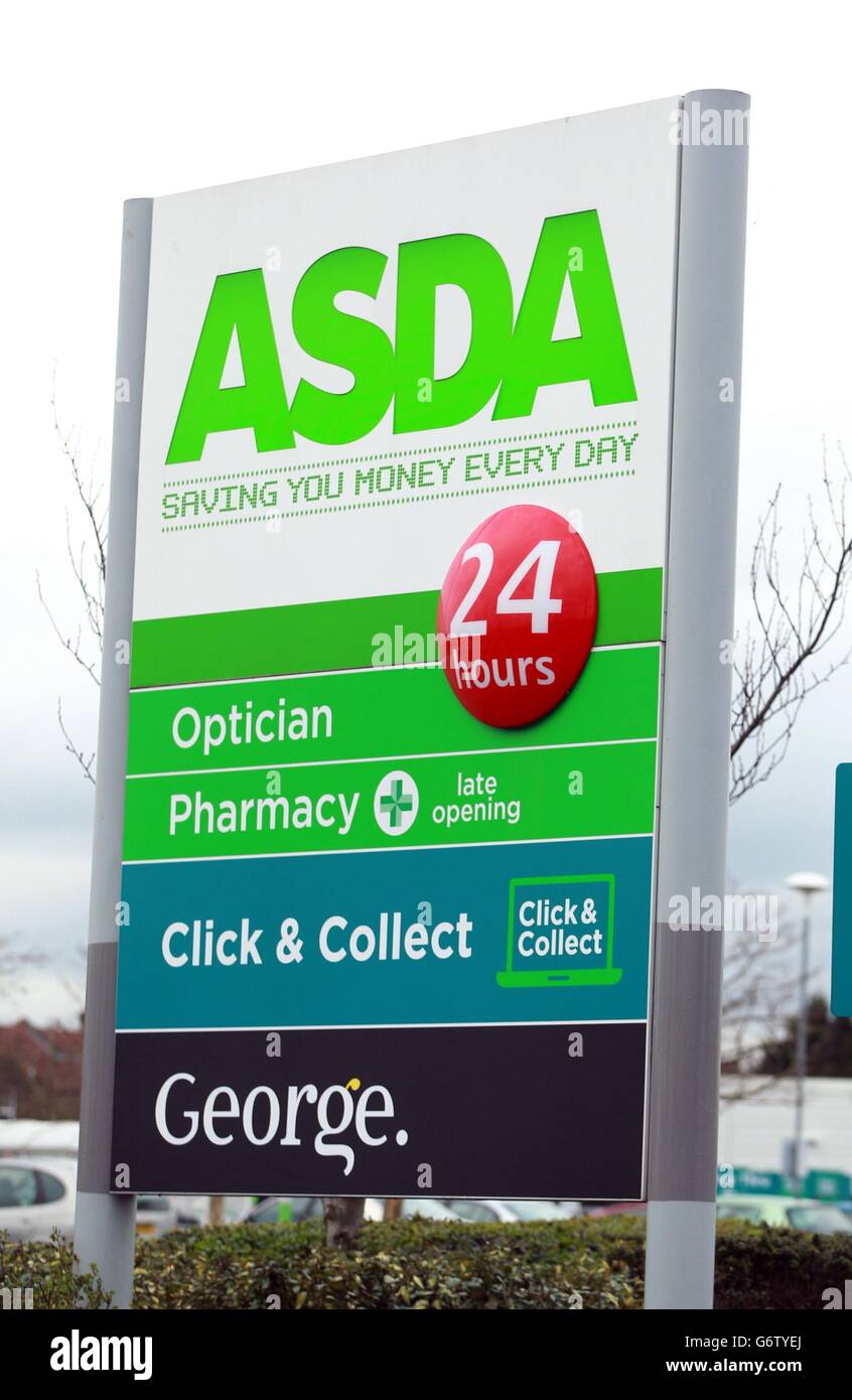 A sign at the asda store in leyton hi-res stock photography and images ...